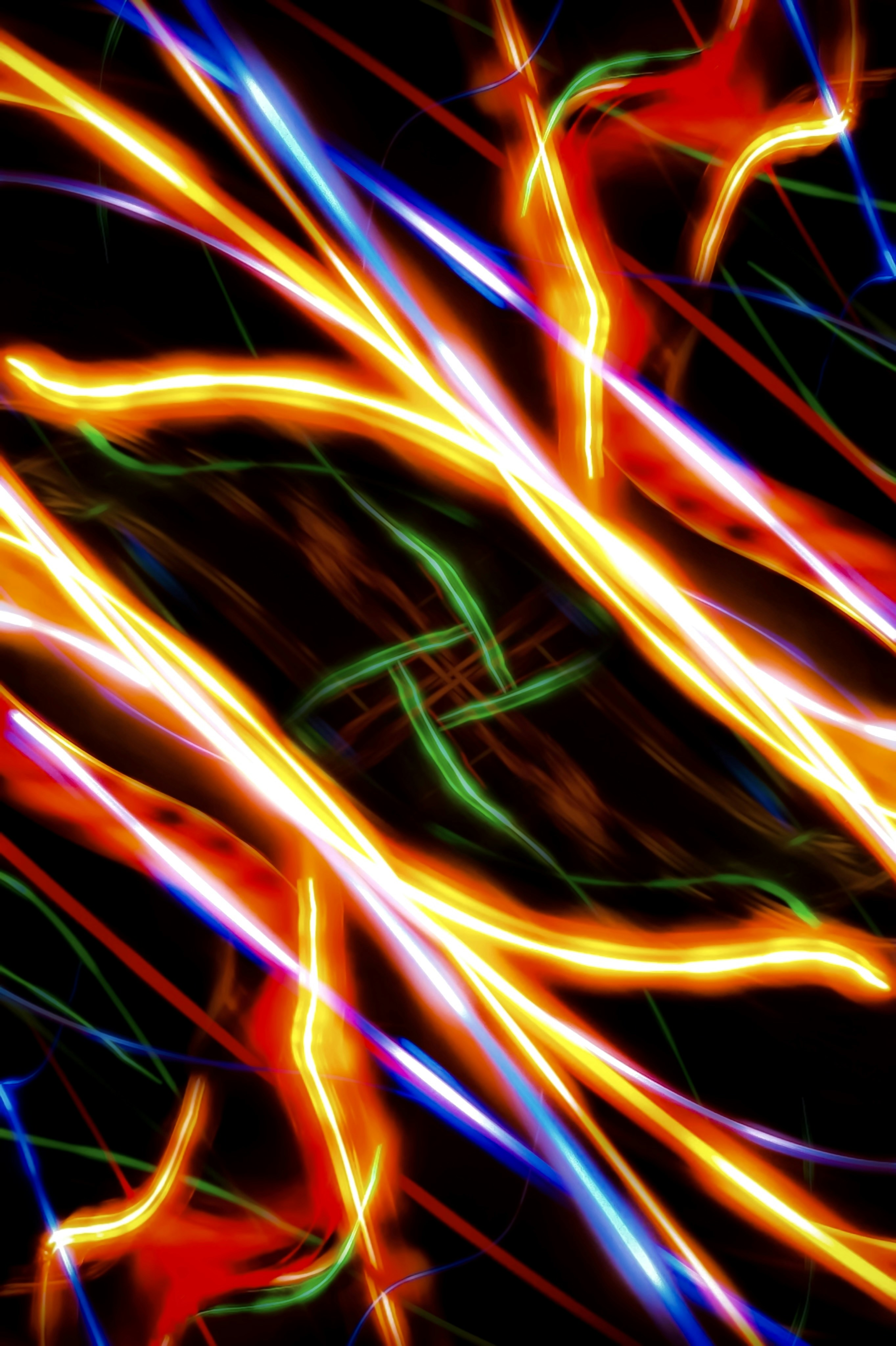 A very colorful picture of a bunch of lines photo – Free Wallpaper for ...