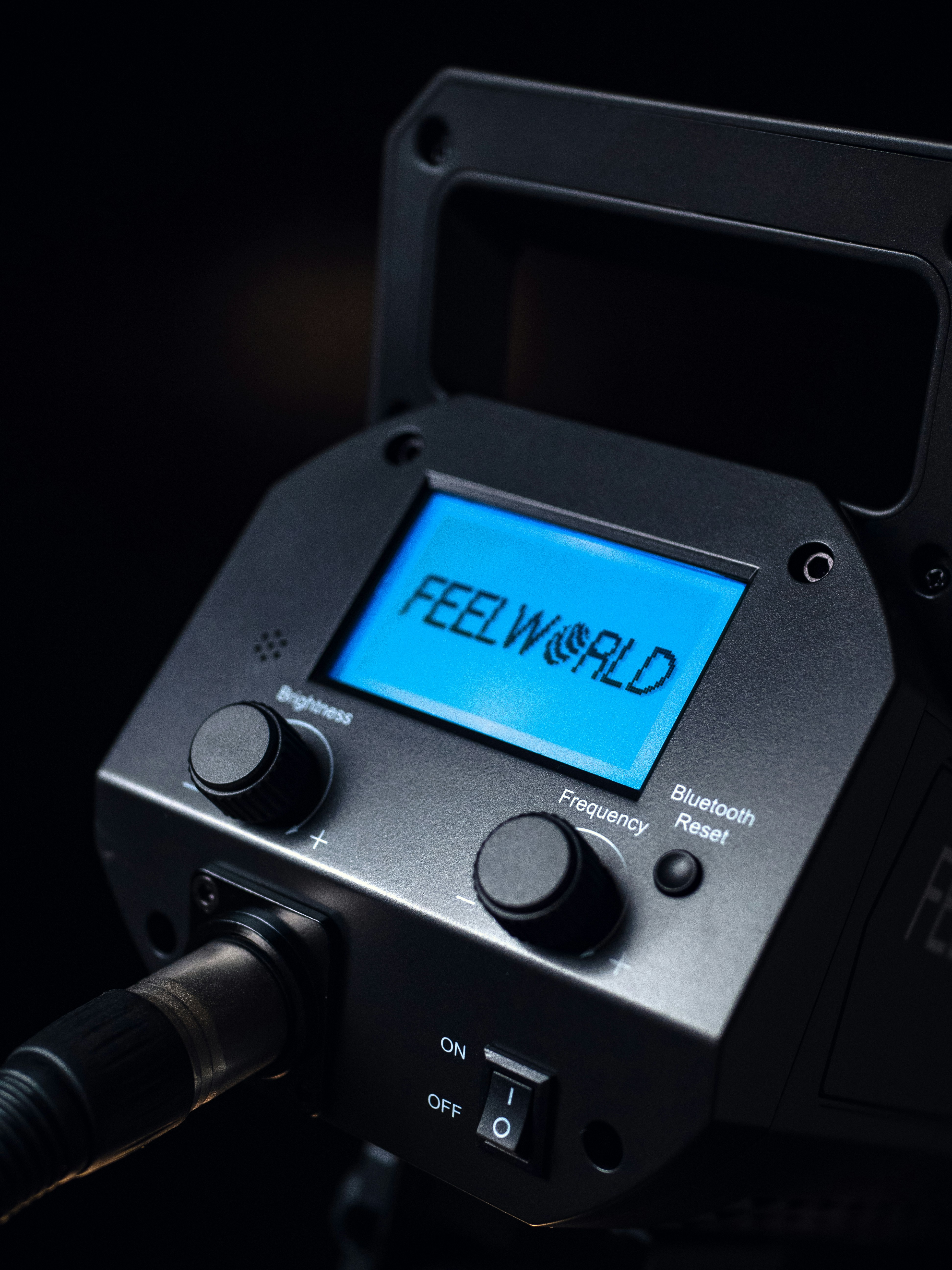 A close up of a camera with the word feel world on it photo – Free ...