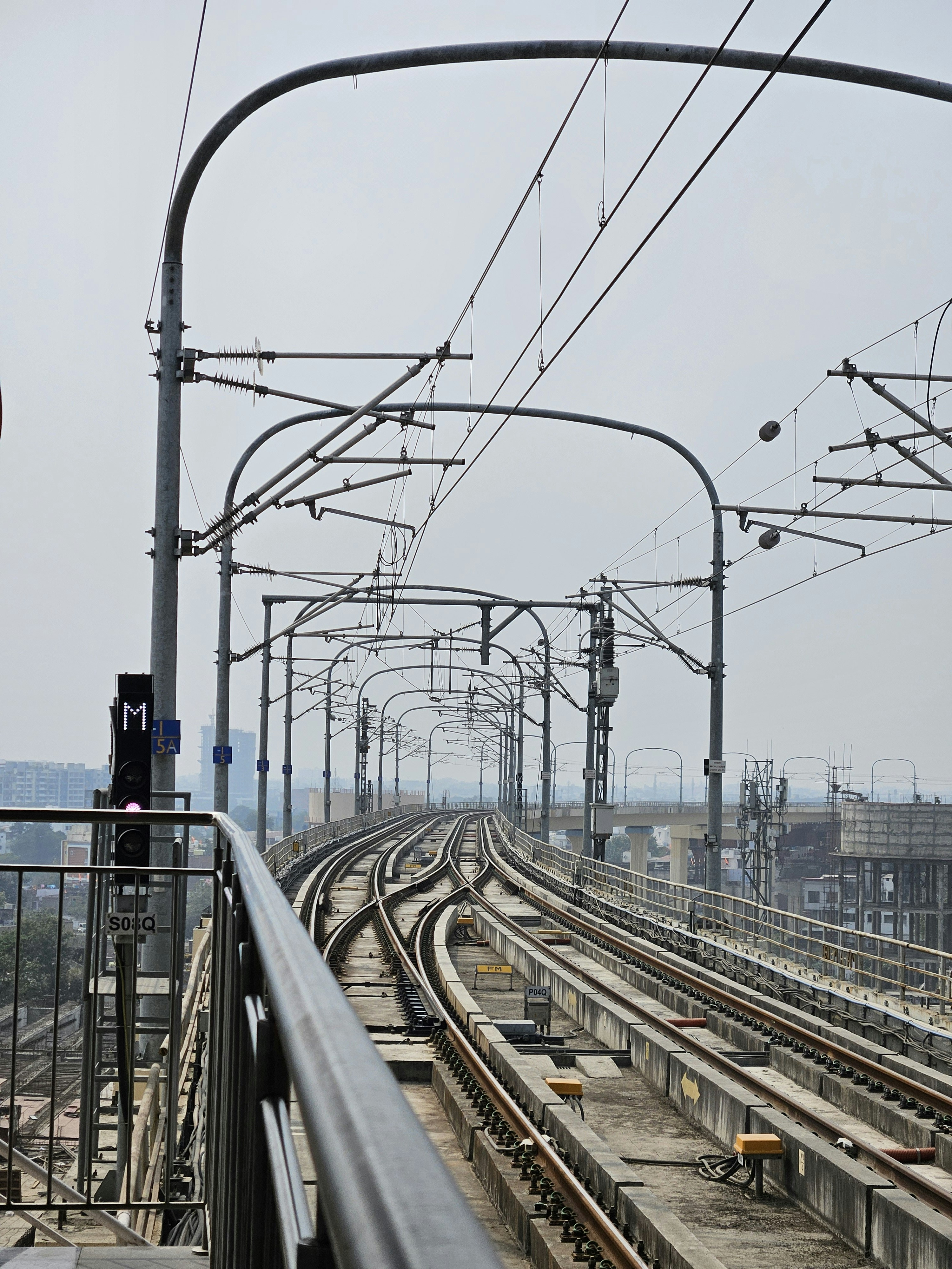 A view of a train track from a platform photo – Free Nagpur Image on ...