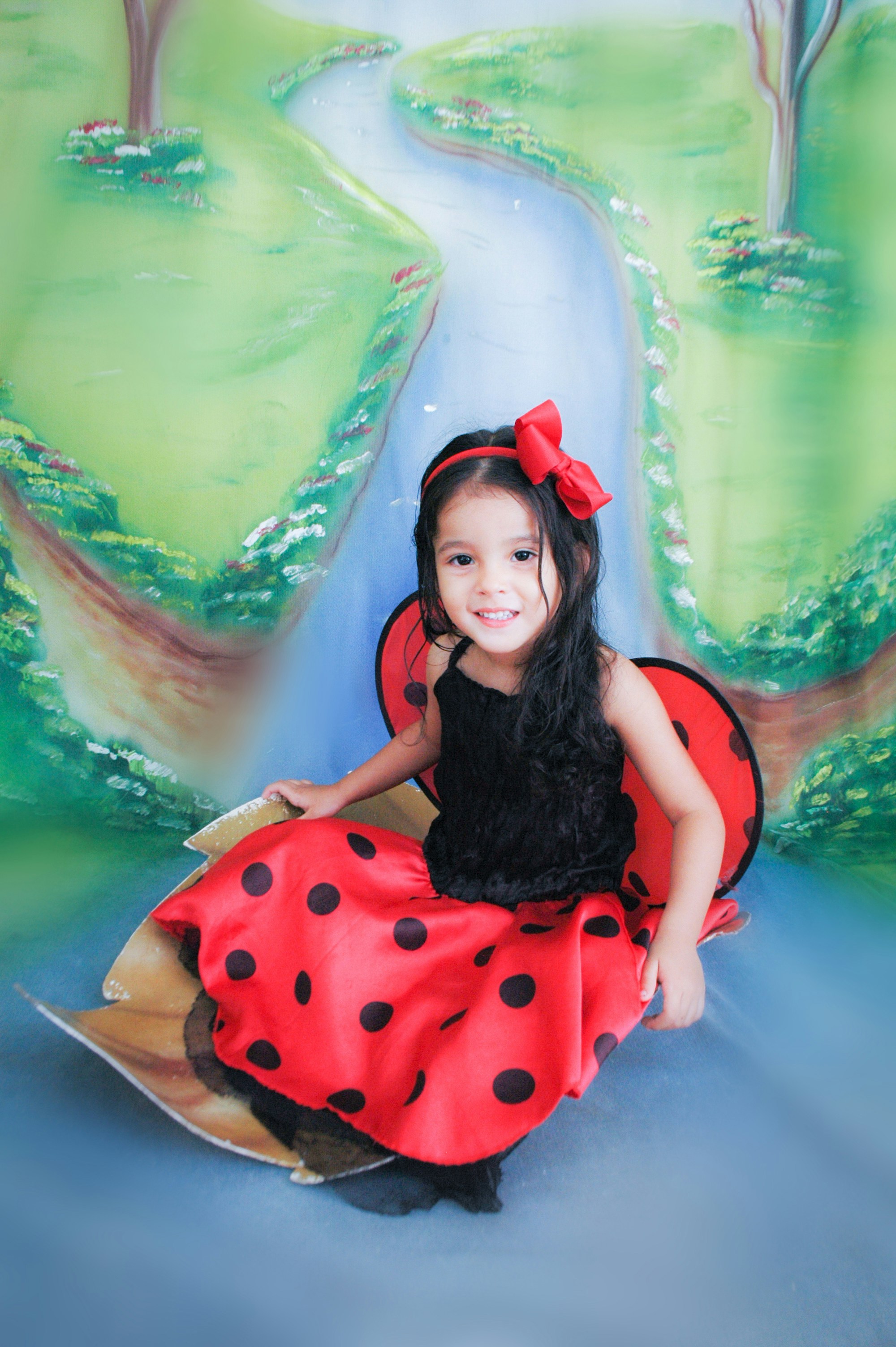 A little girl dressed in a lady bug costume photo – Free Human Image on ...