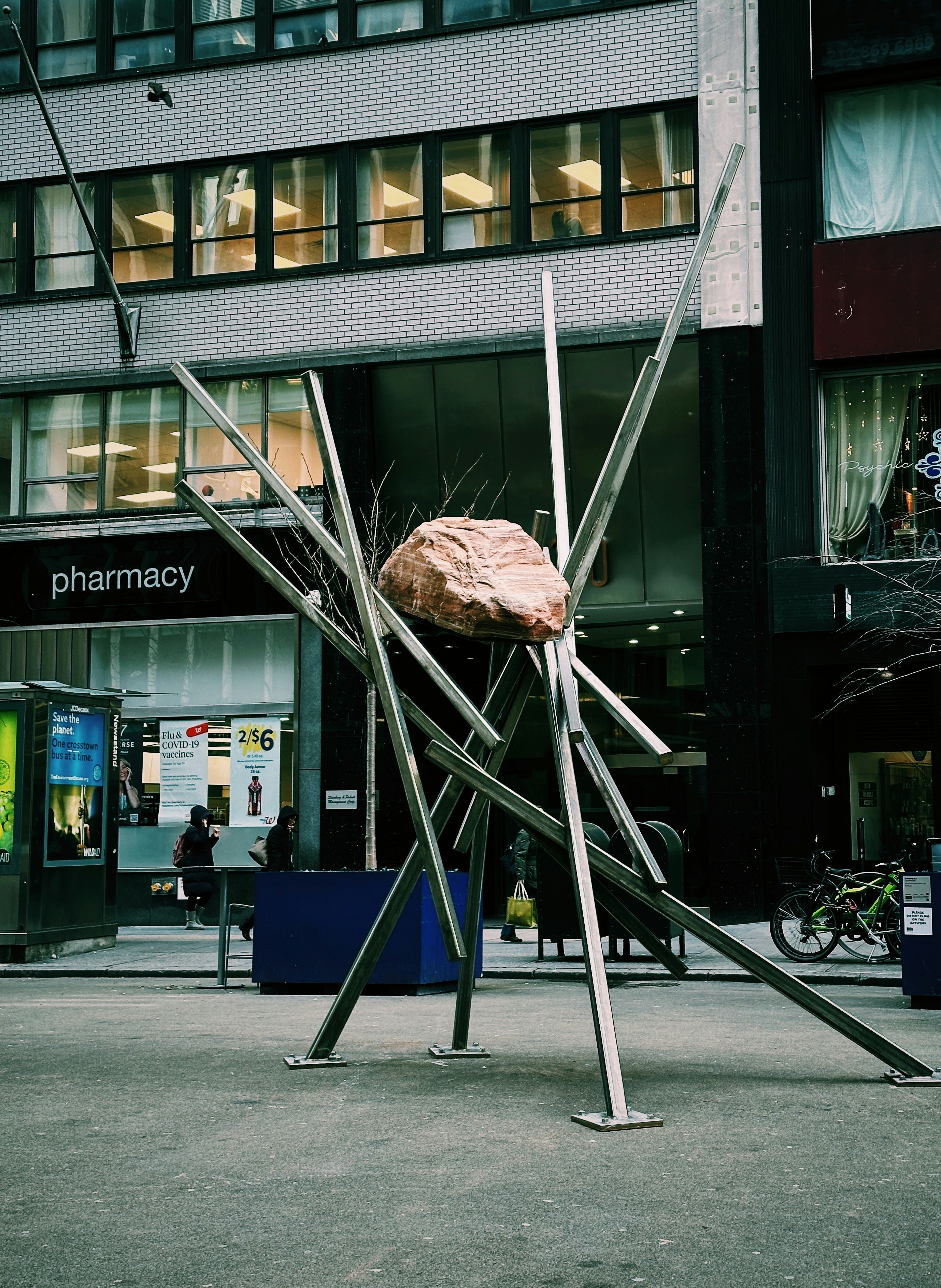 Rock on Rails: An Urban Sculpture Balancing Act