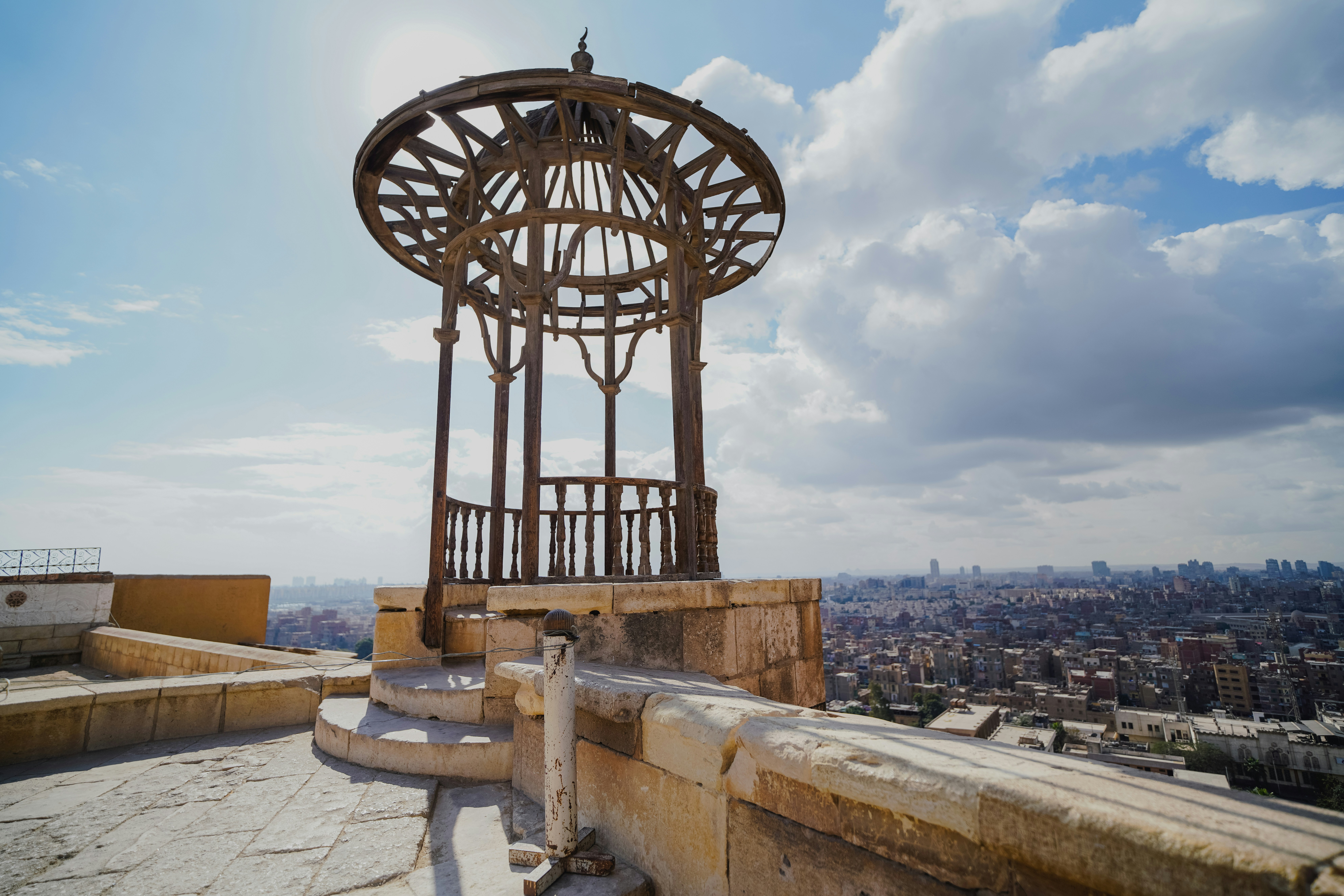 A clock tower sitting on top of a building photo – Free Town Image on ...
