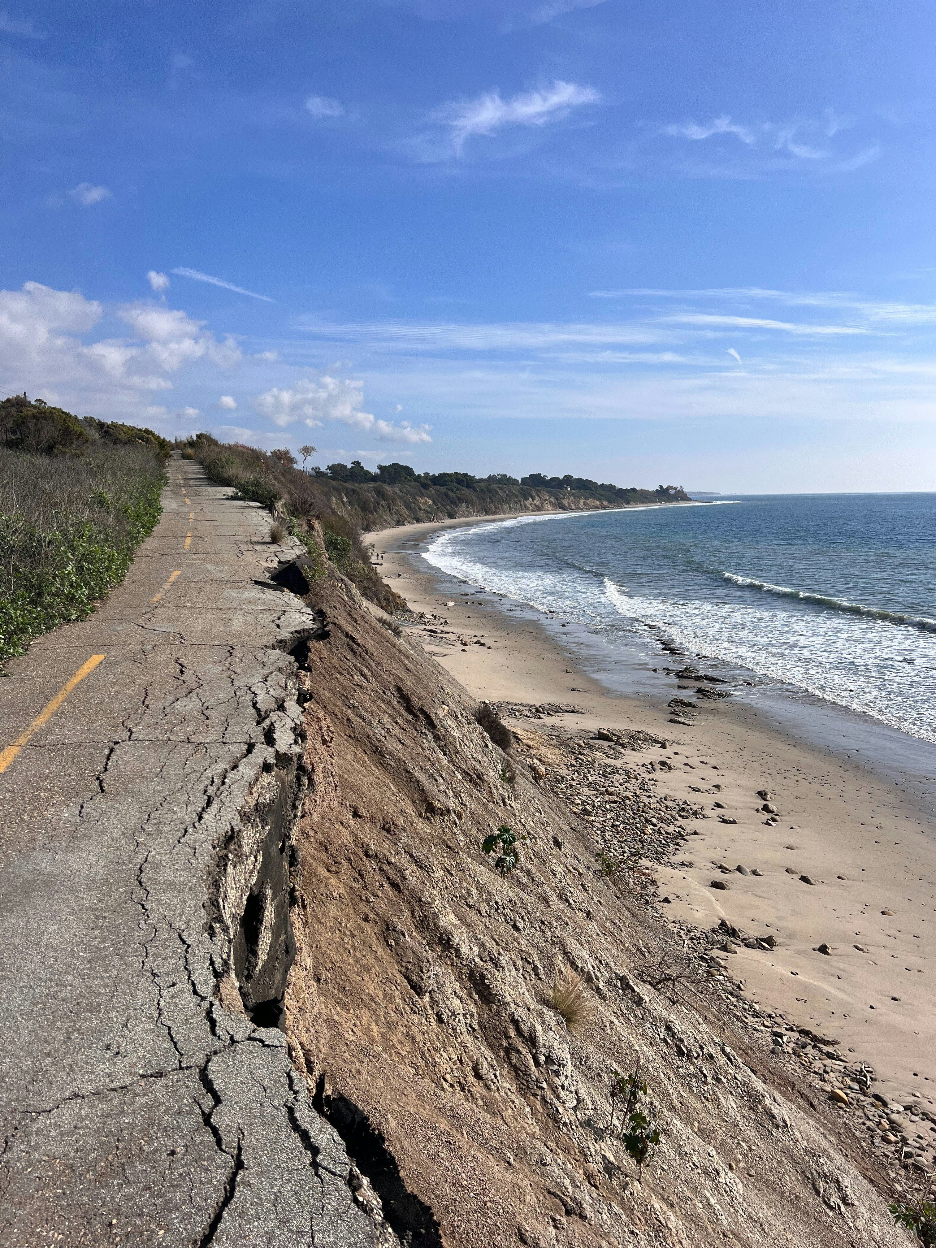 Cliffside Coastal Path Along a Quiet Bay