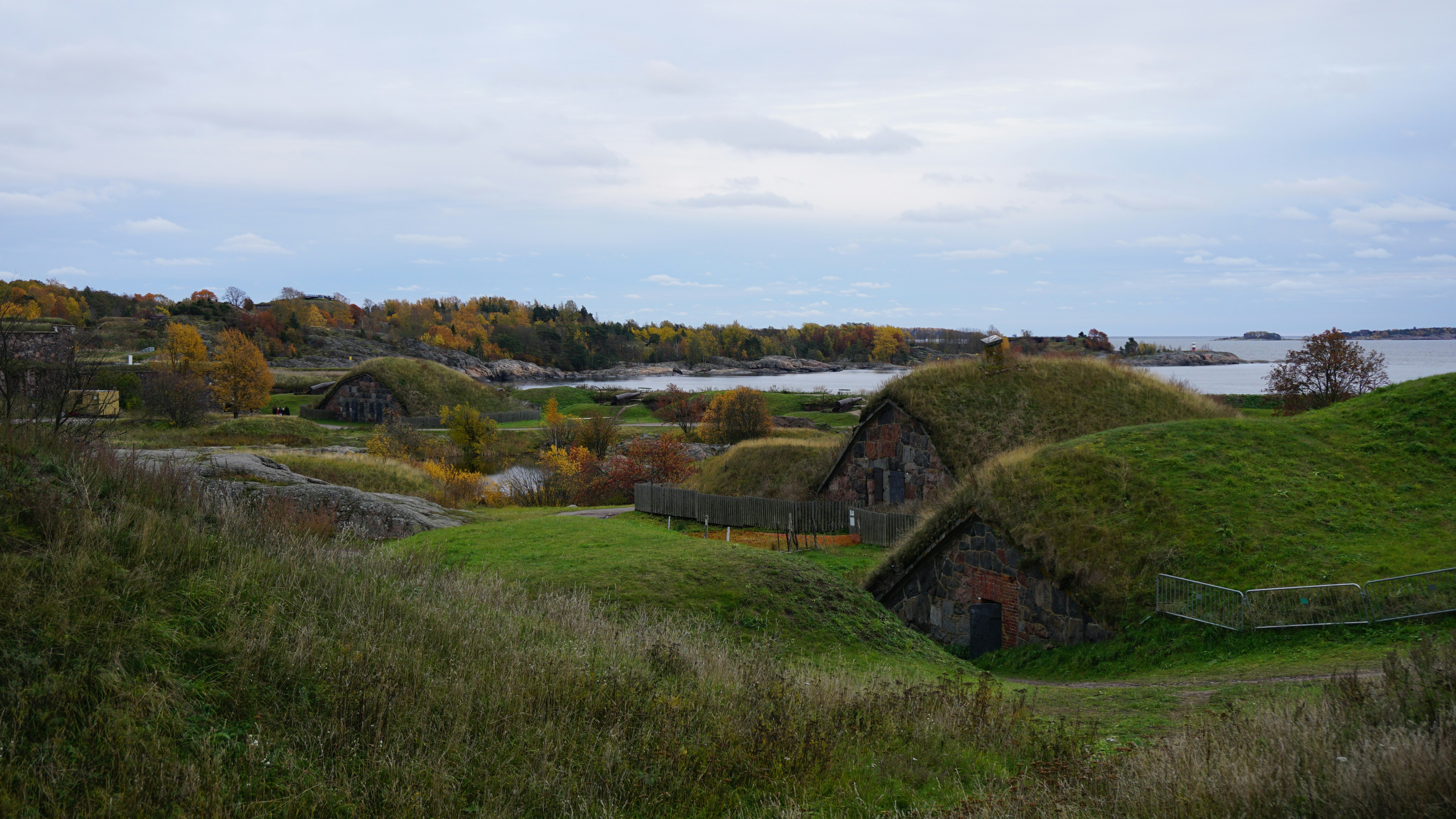 Turf-Roofed Relics: Autumn Hills by the Quiet Coast