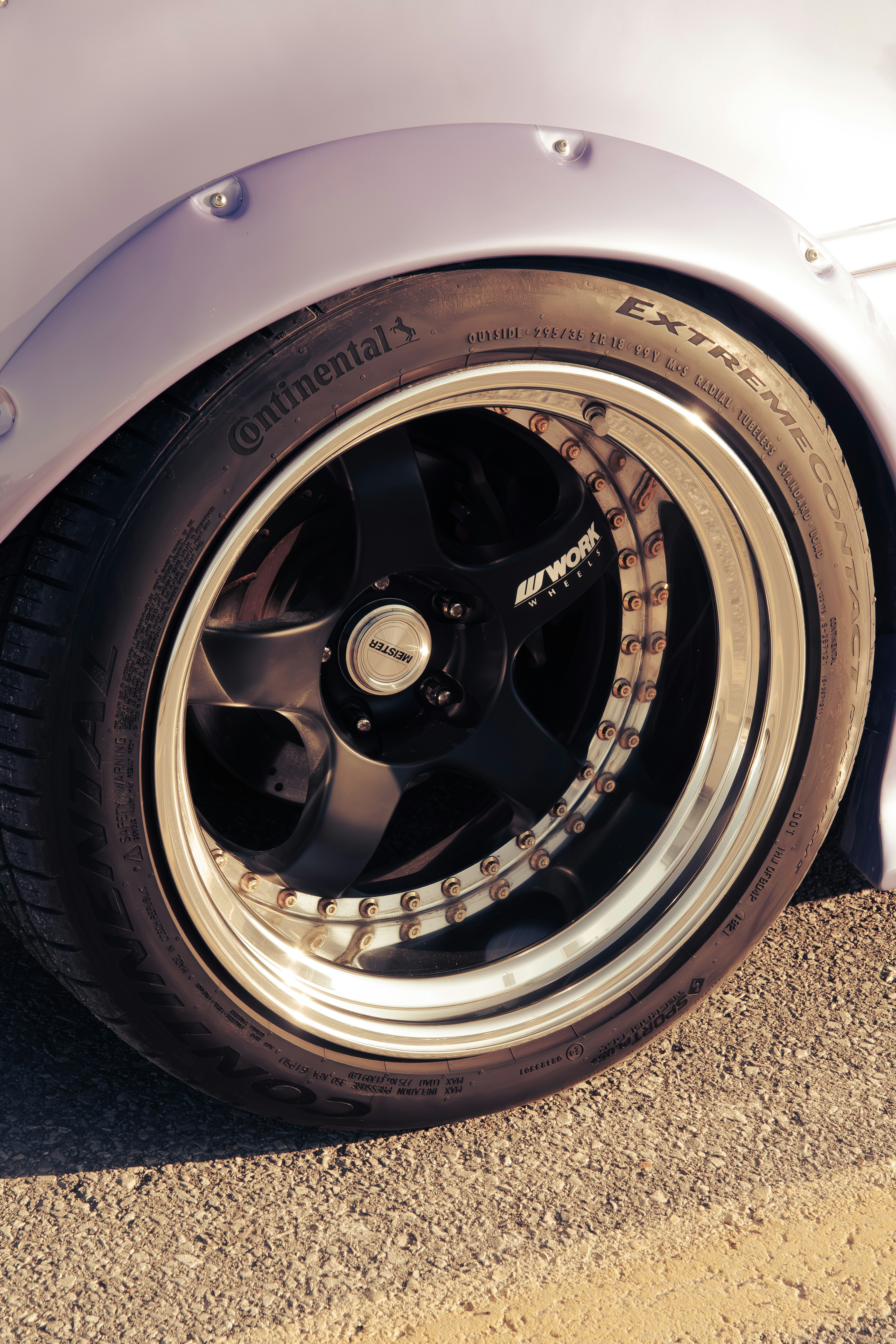 Forged Wheel Anatomy in Soft Dawn Light