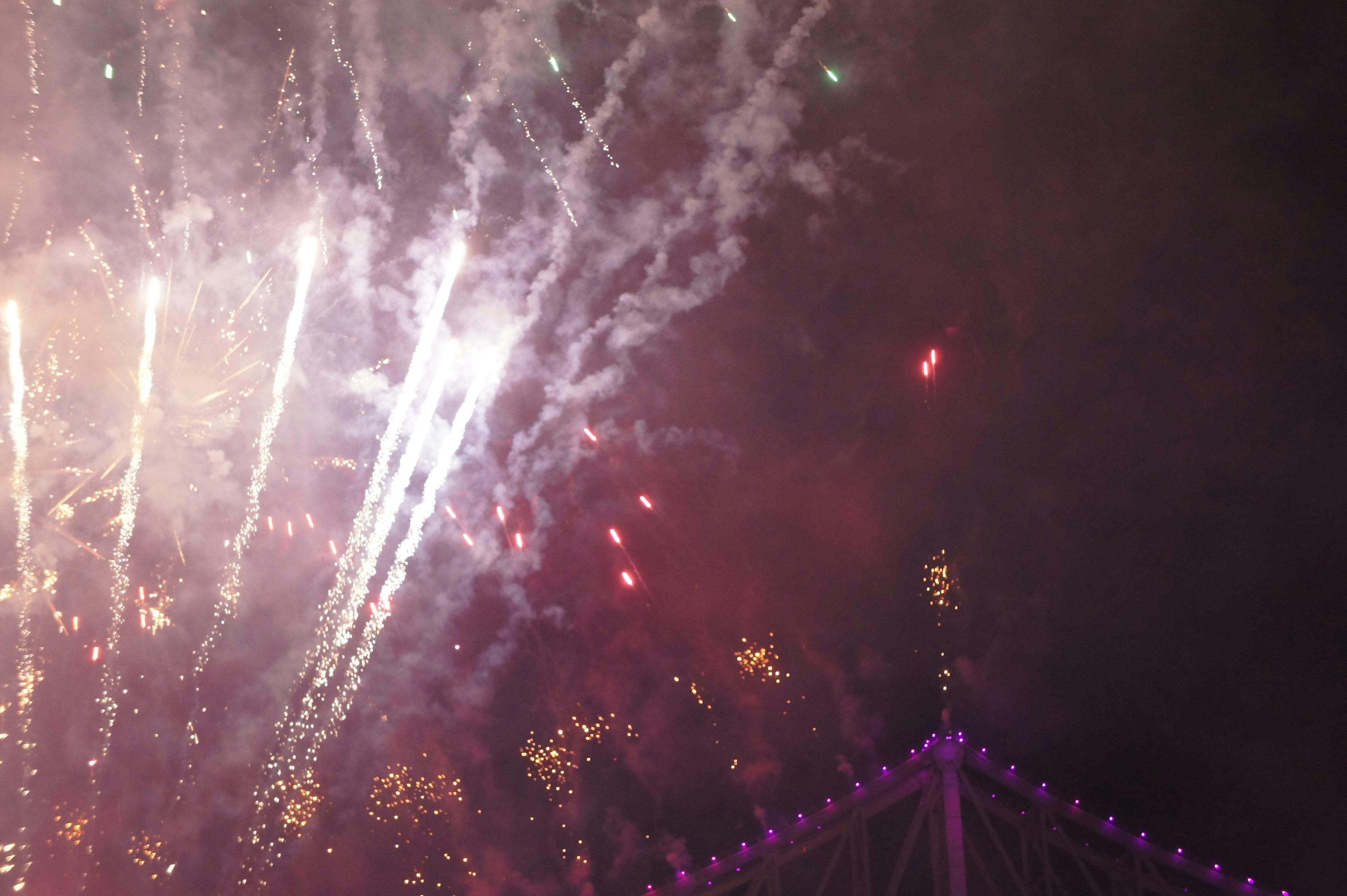 Celestial Symphony: A Night of Explosive Color