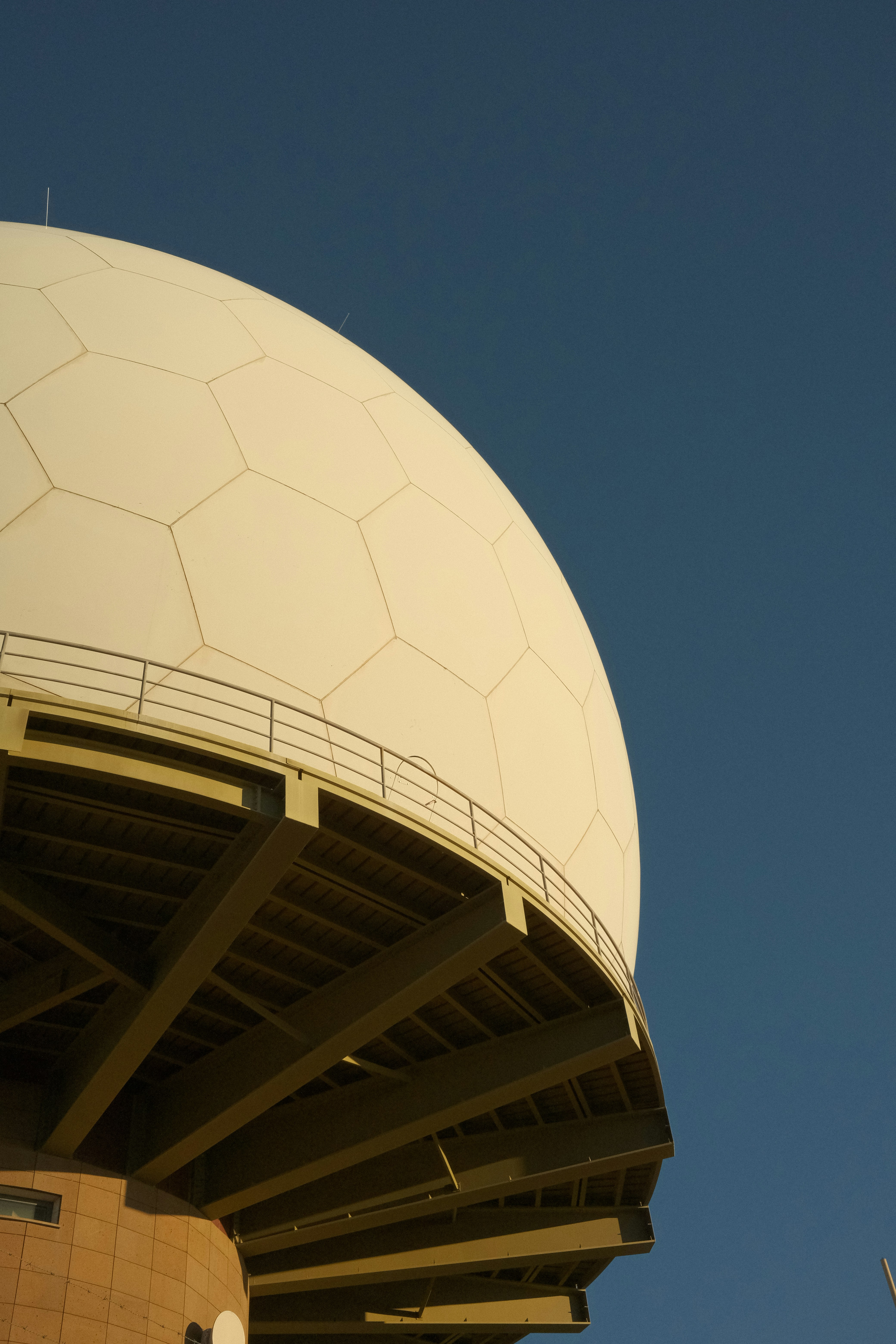 Observatory dome on Madeira island | a large white dome on top of a building