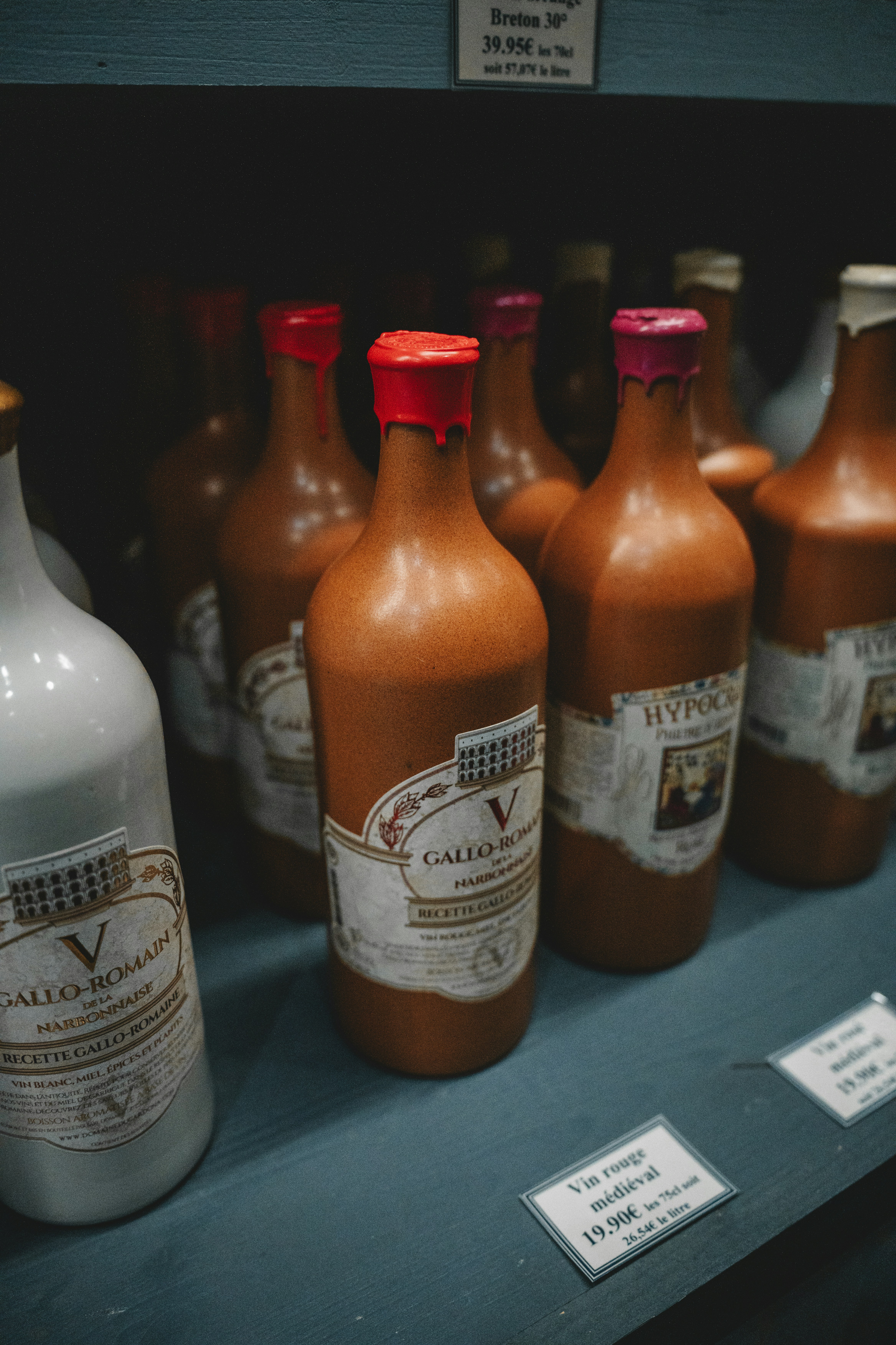 Vivid Brew on a Backlit Shelf