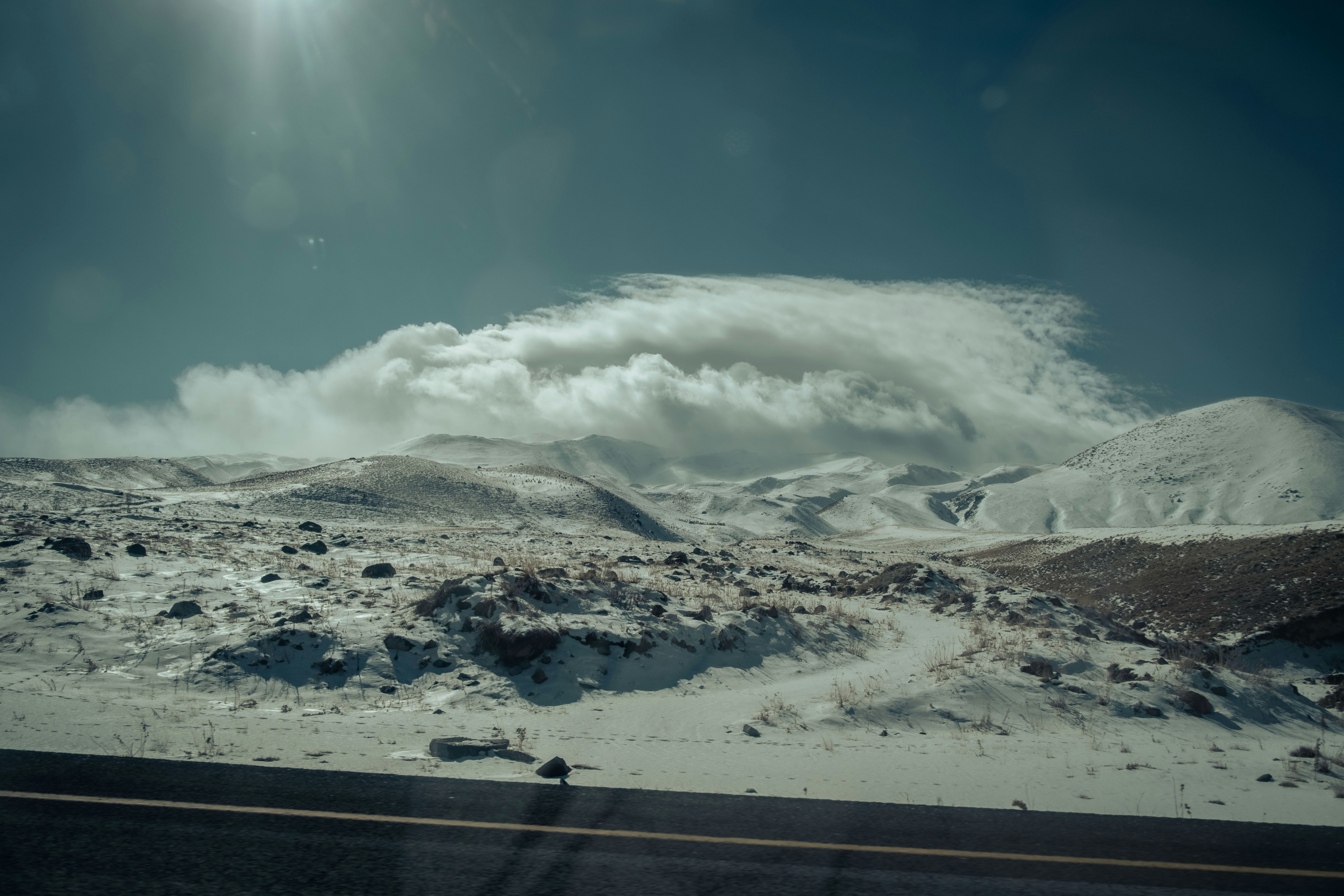 Desert Hills Under a Wide Sky