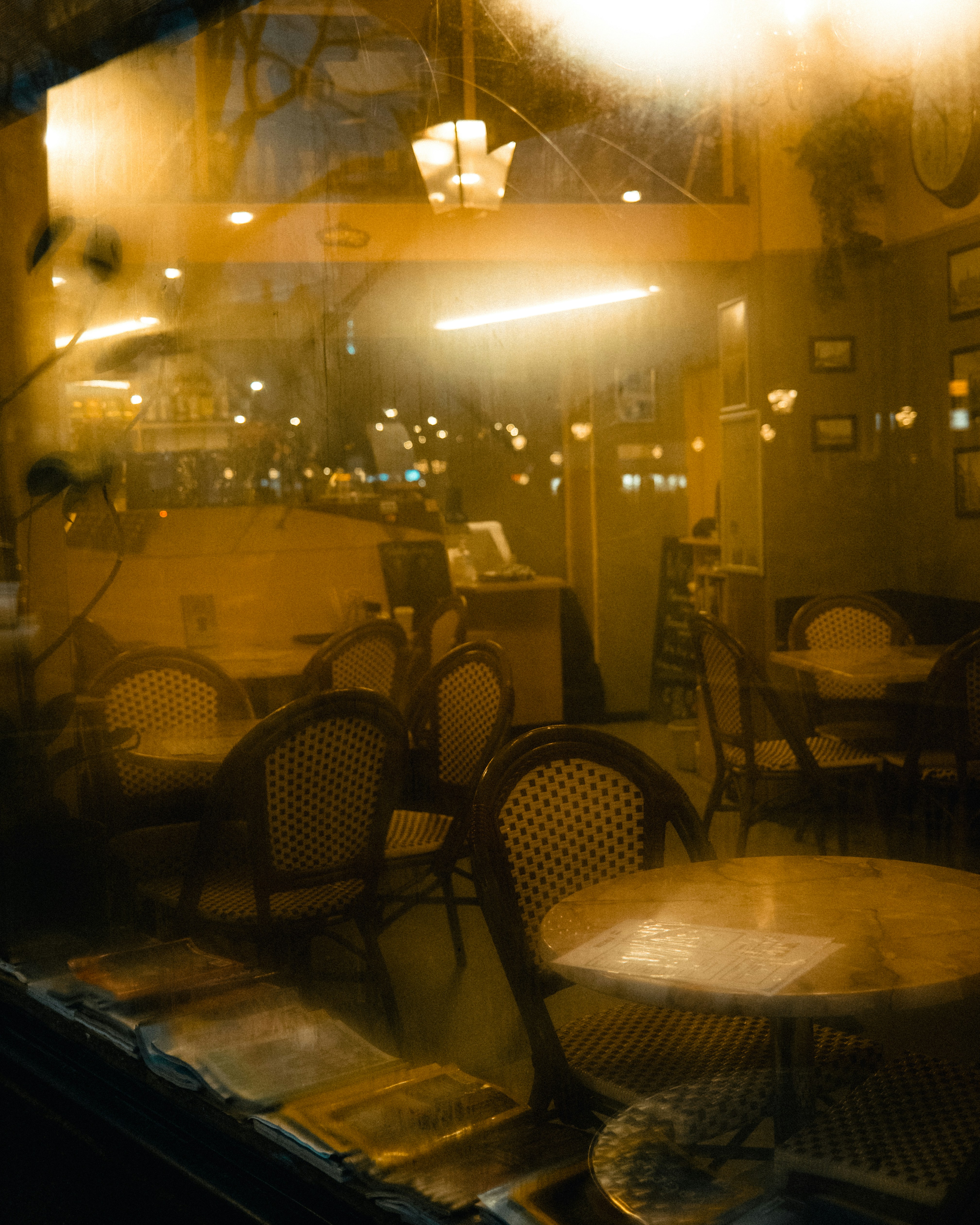 A view of a restaurant through a window photo – Free Indoors Image on ...