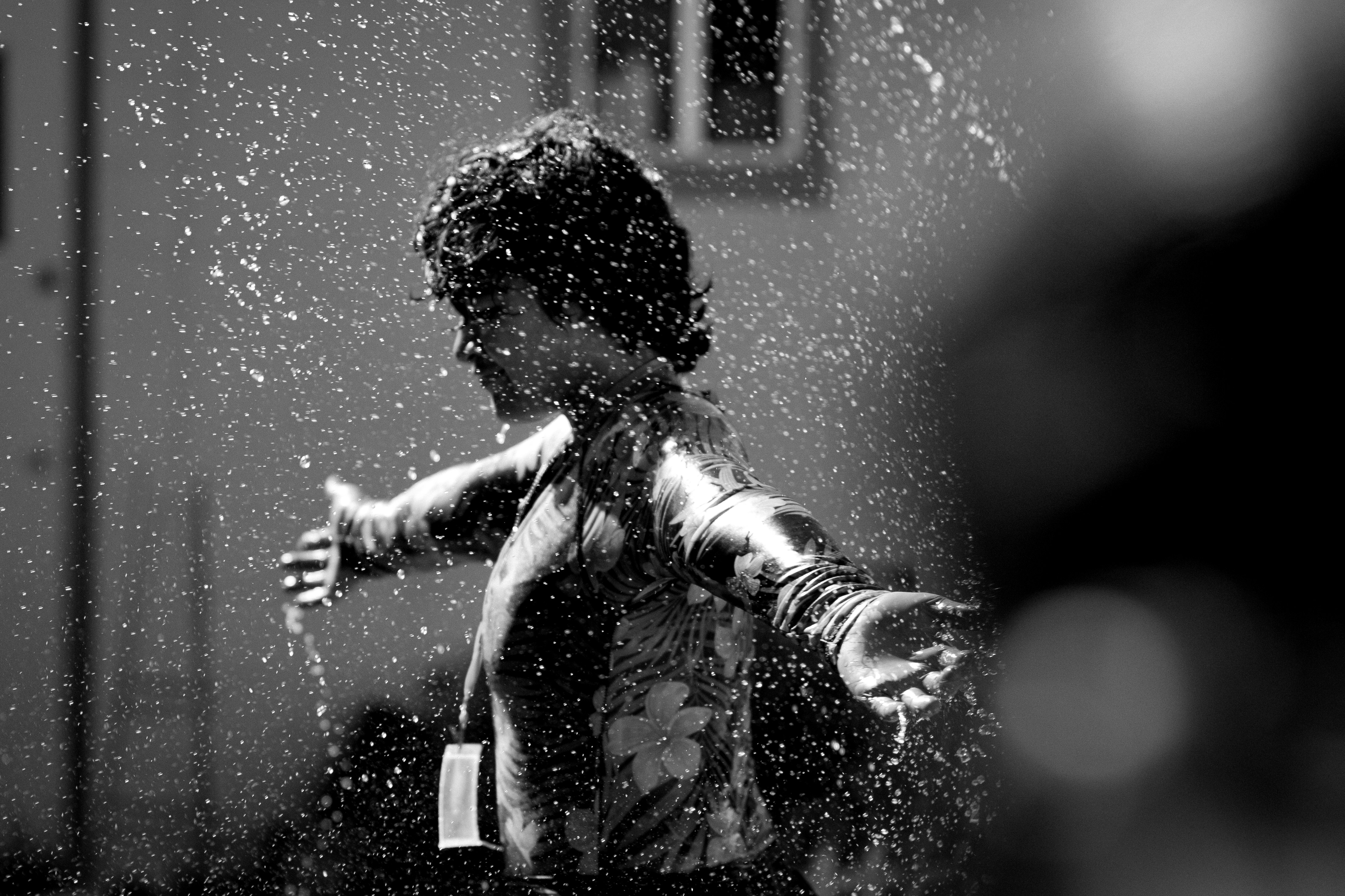 Dancing Through the Rain of Light