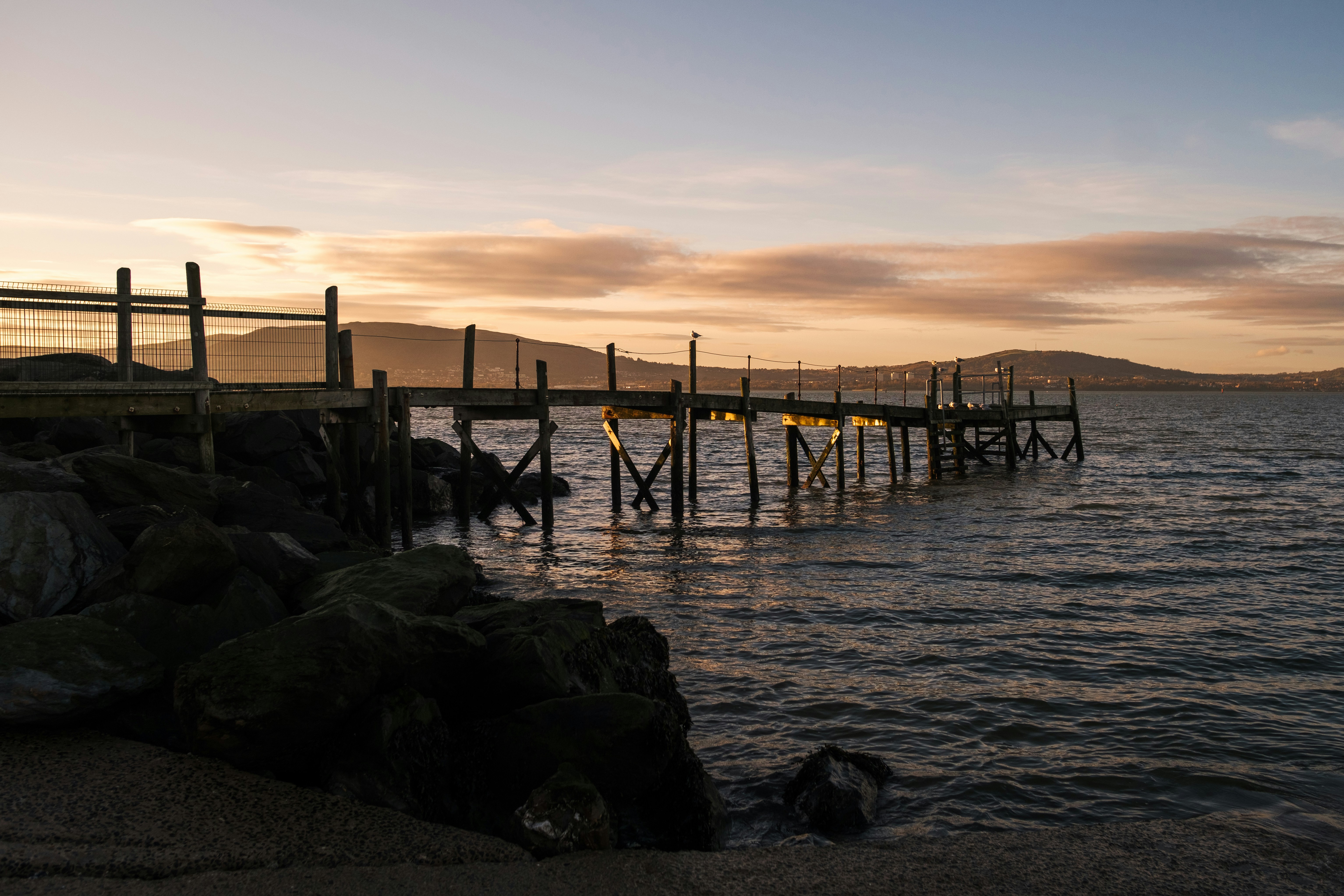 Whispers of Dusk at the Pier