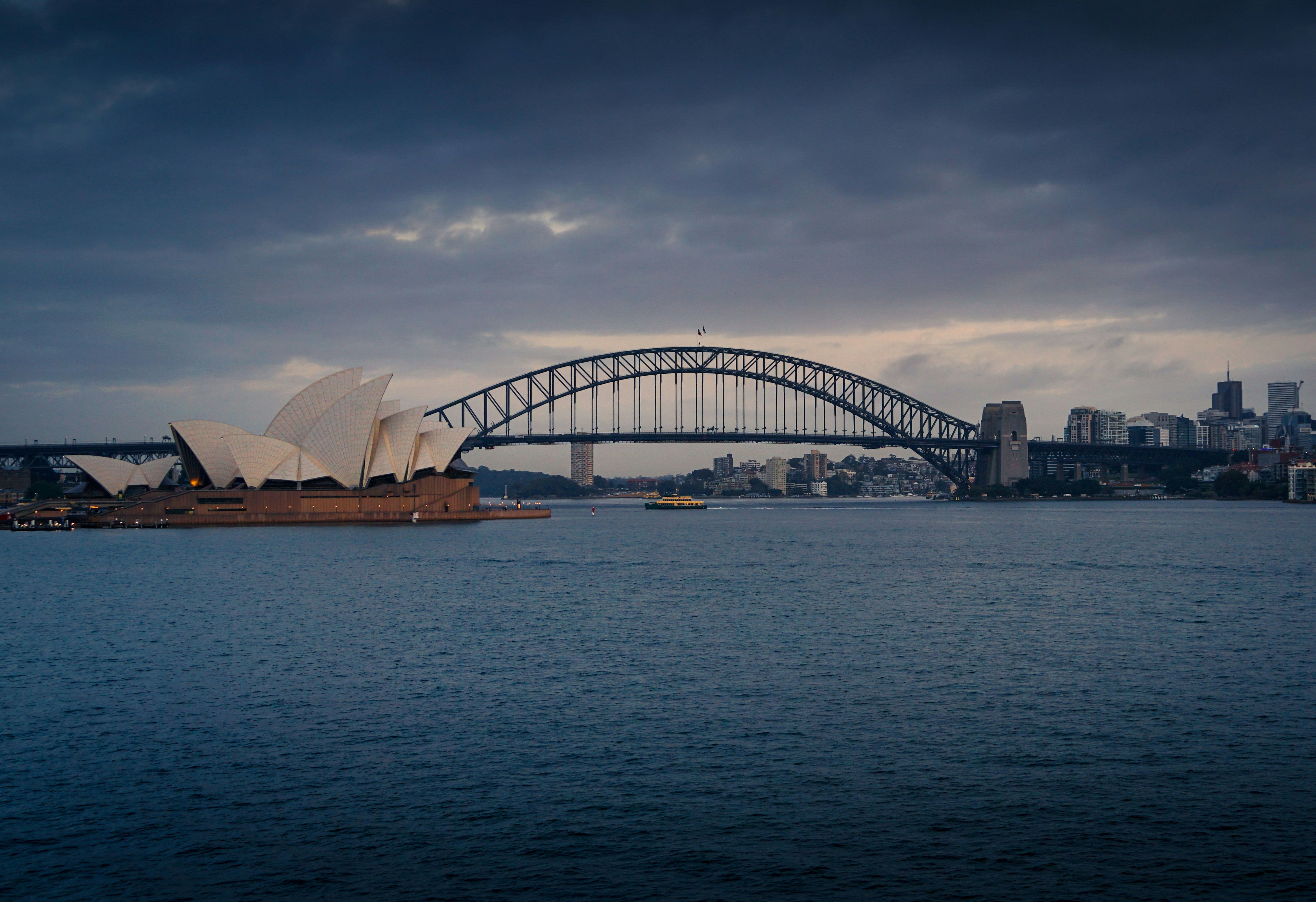 A large bridge over a large body of water photo – Free Australia Image ...