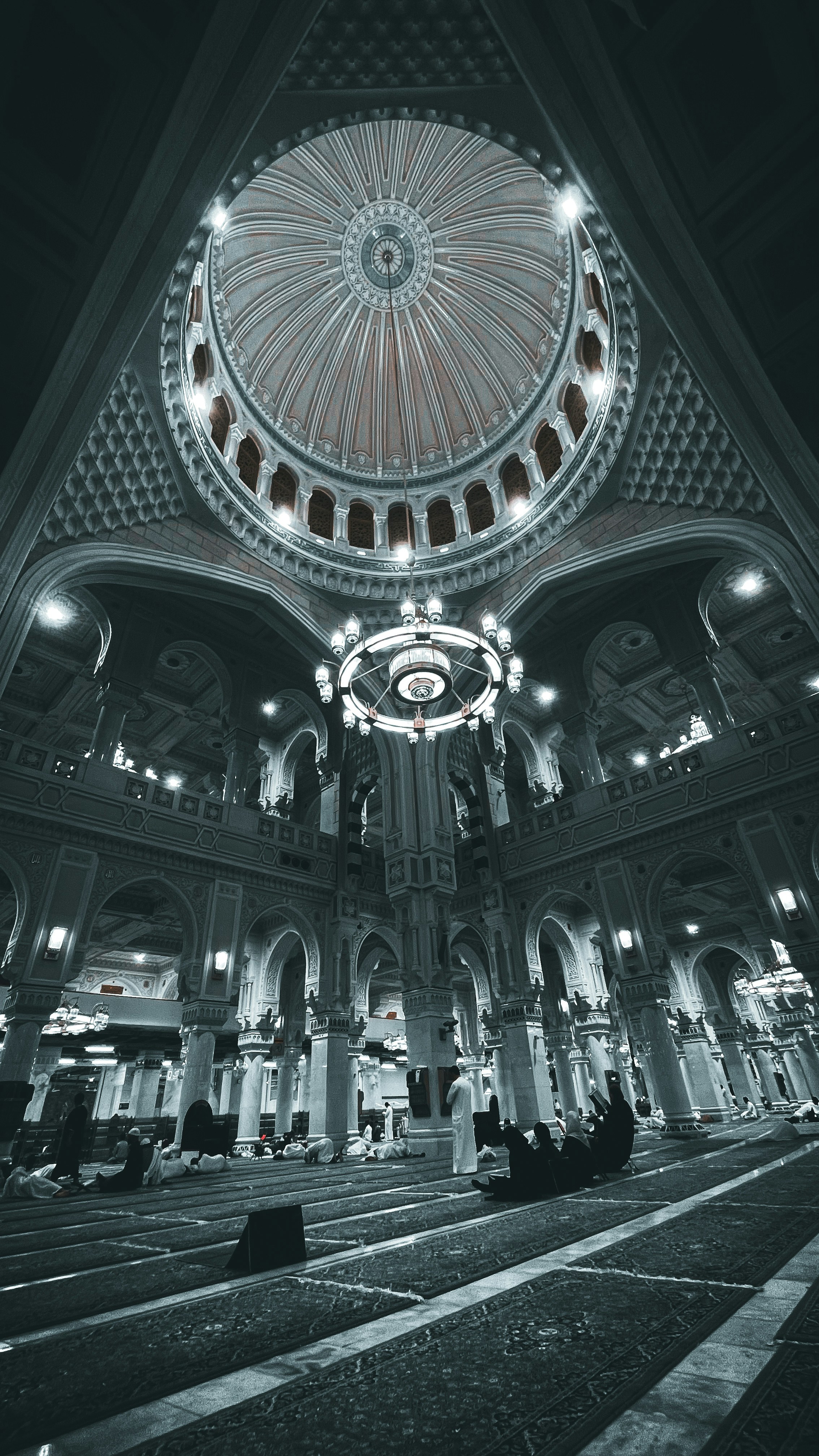 A church with a domed ceiling and pews photo – Free Saudi arabia Image ...