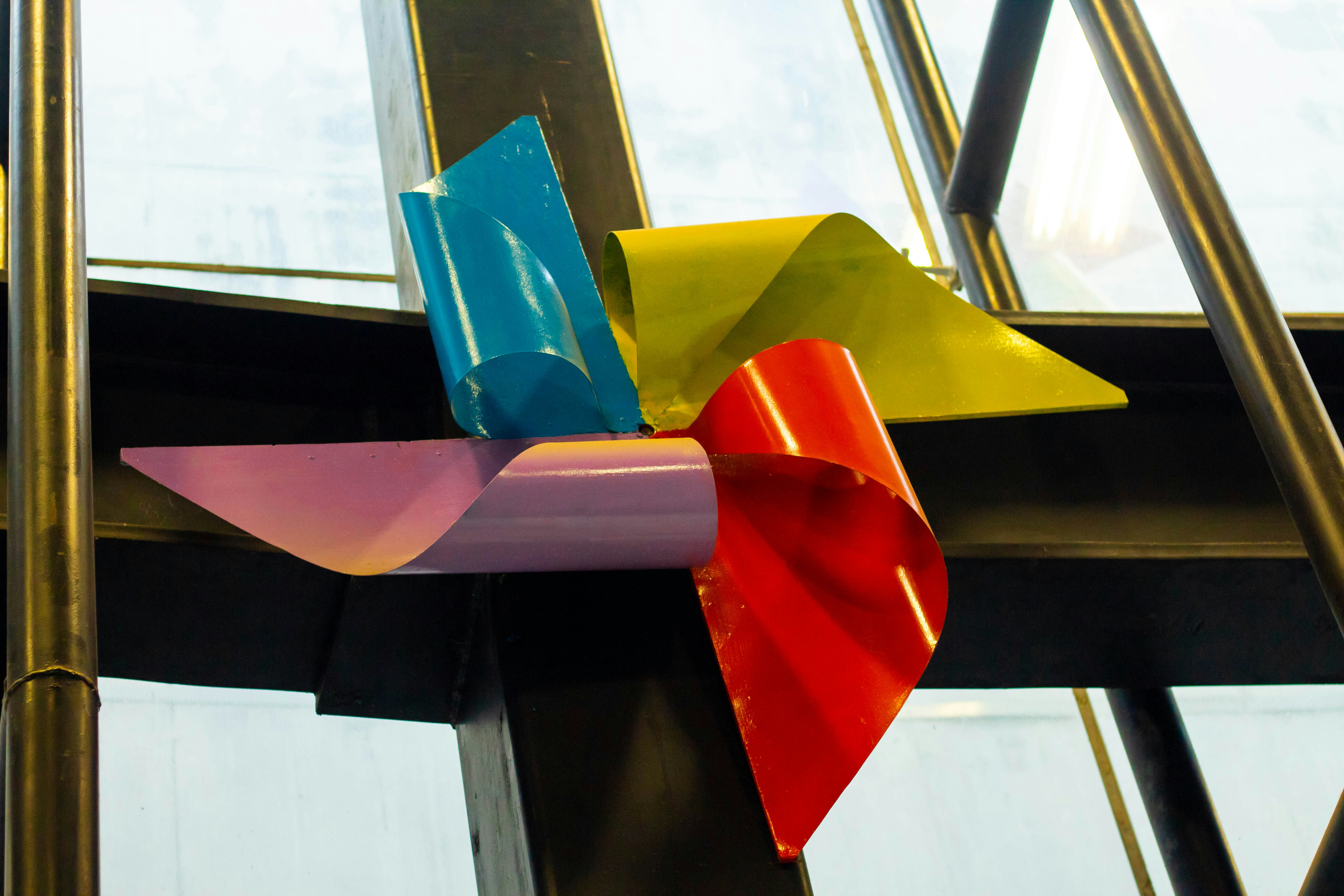 Ribbon Constellation on a Window Frame