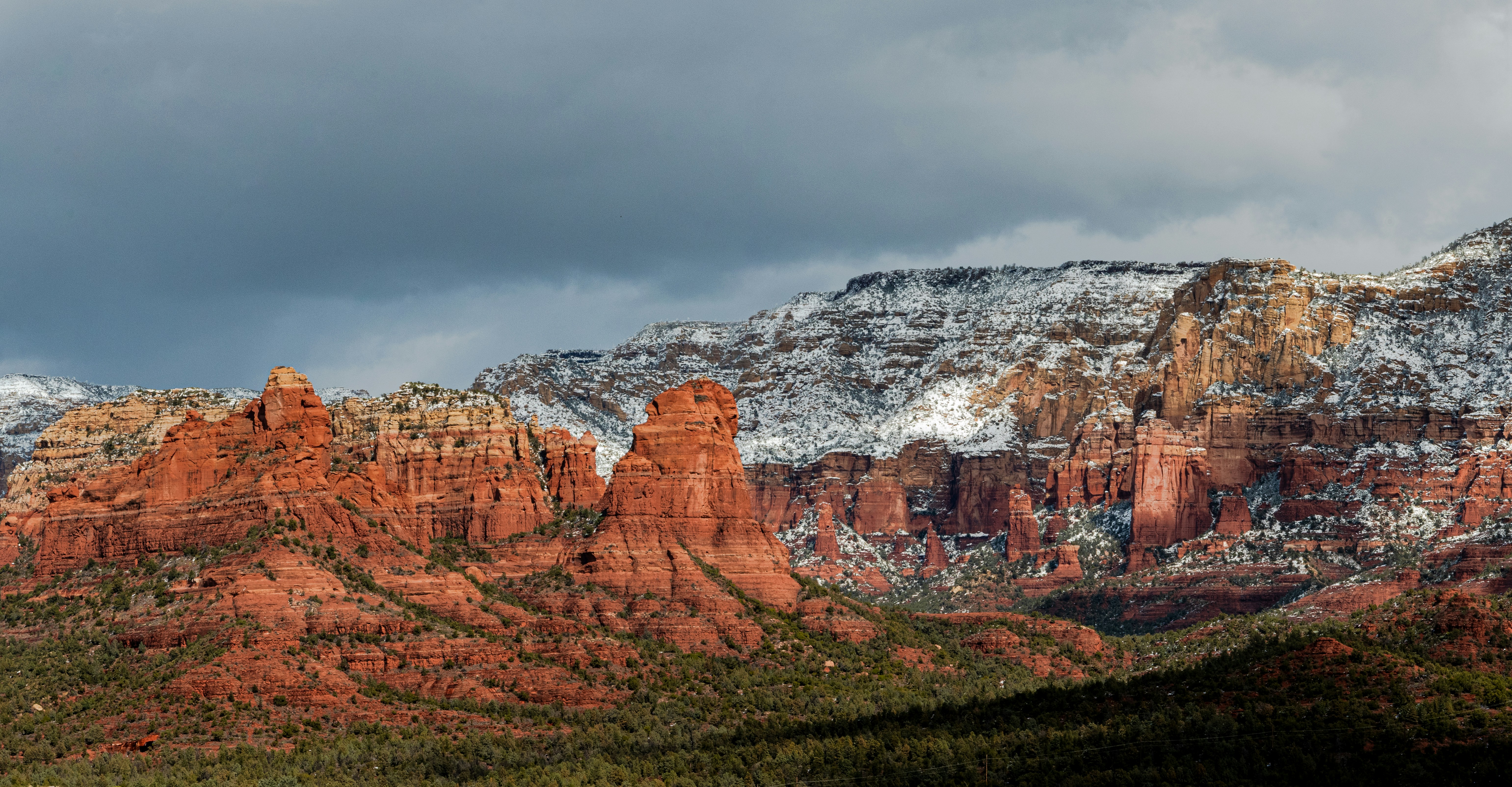 Snow-Kissed Red Rocks of Sedona