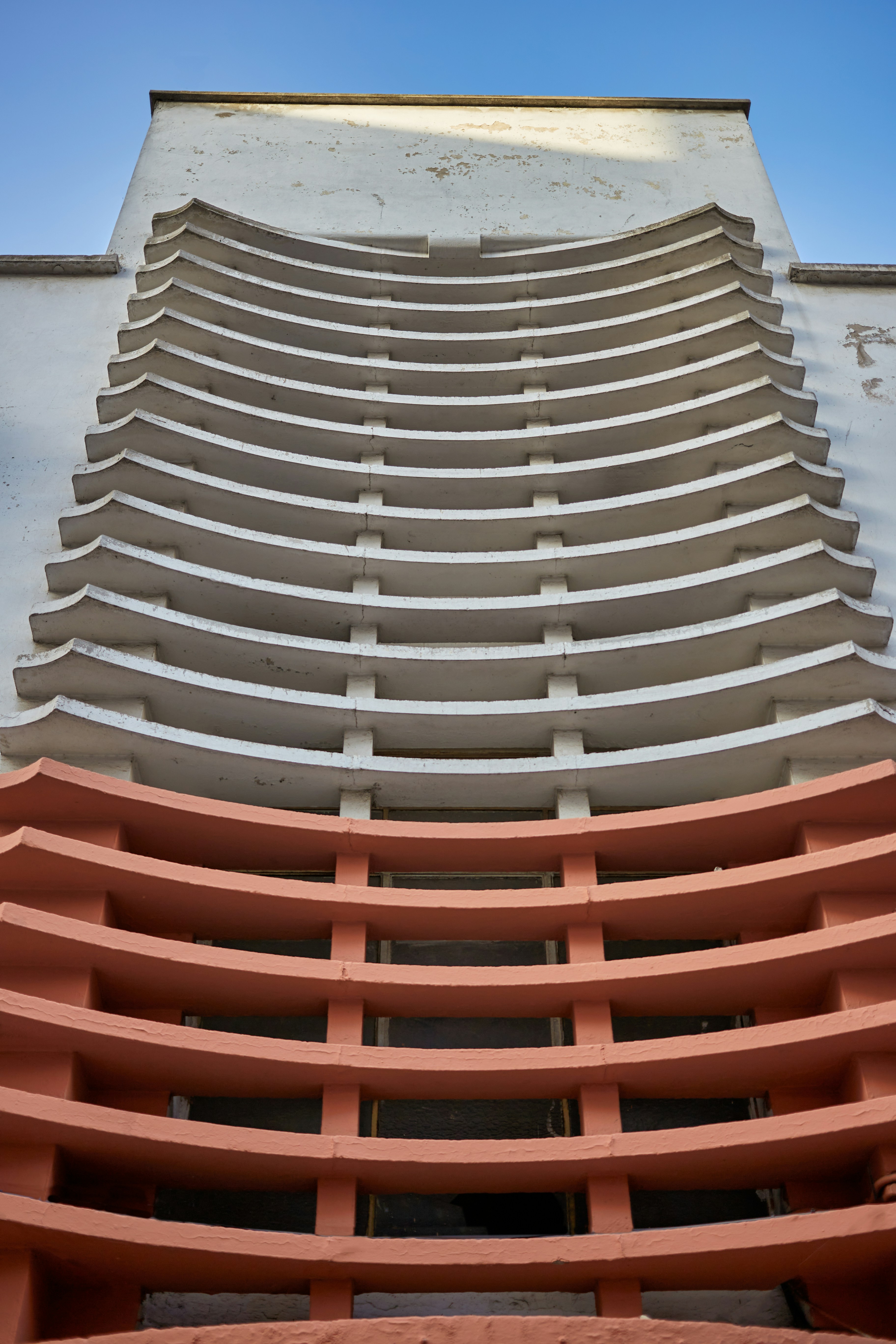 A close up of a building with a lot of steps photo – Free Building ...