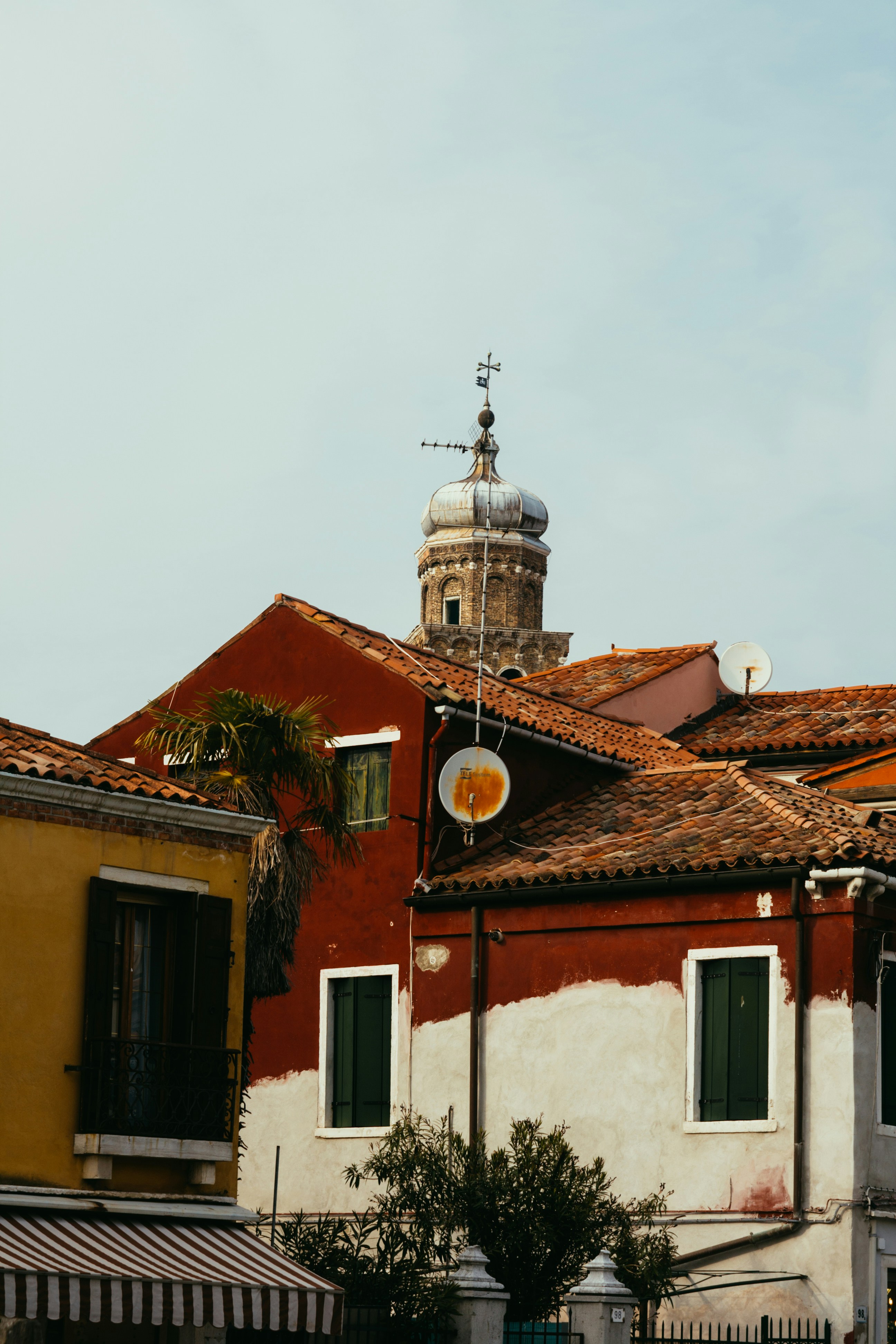 Cupola Crown over a Palette of Terracotta Rooftops