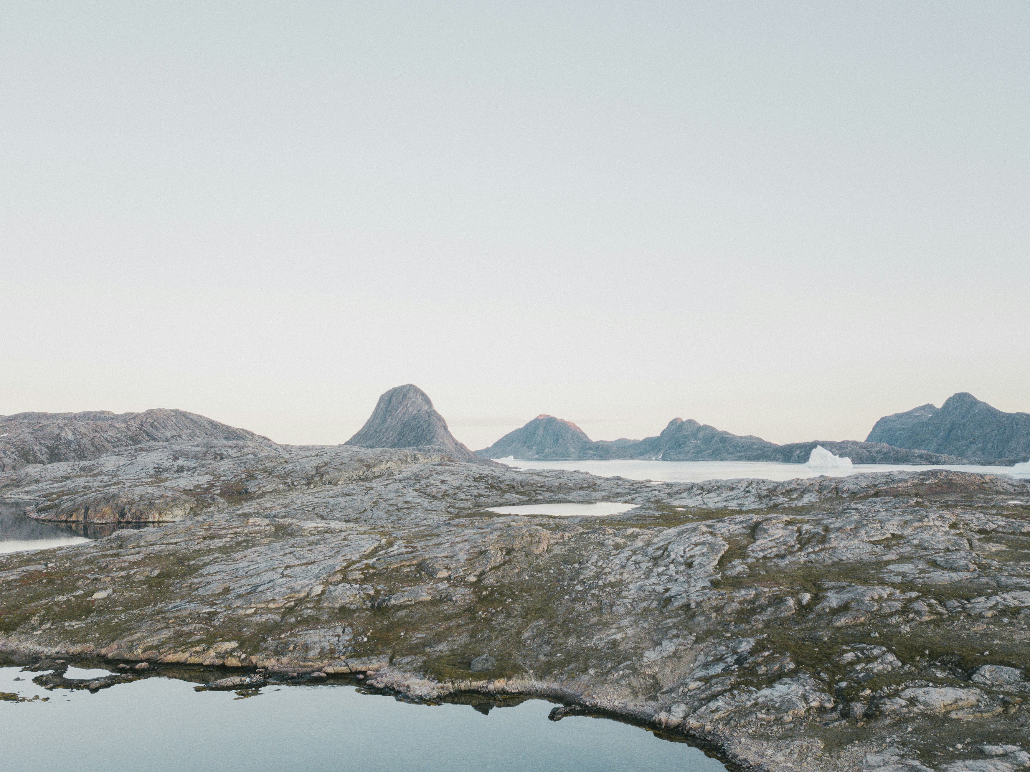 Quiet Granite Horizon: Tidal Pools and Distant Islands