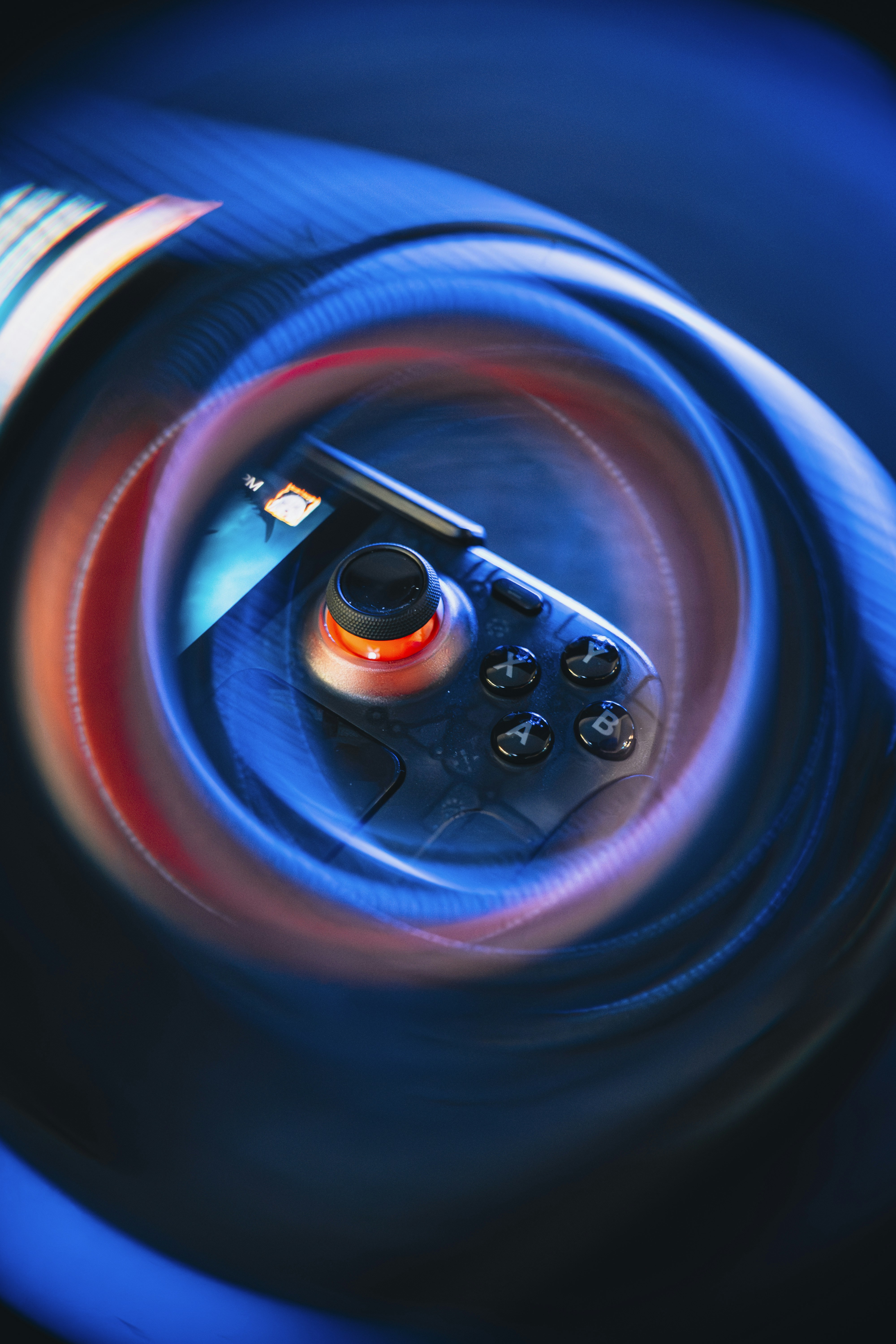 A close up of a camera with a blurry background photo – Free Technology ...