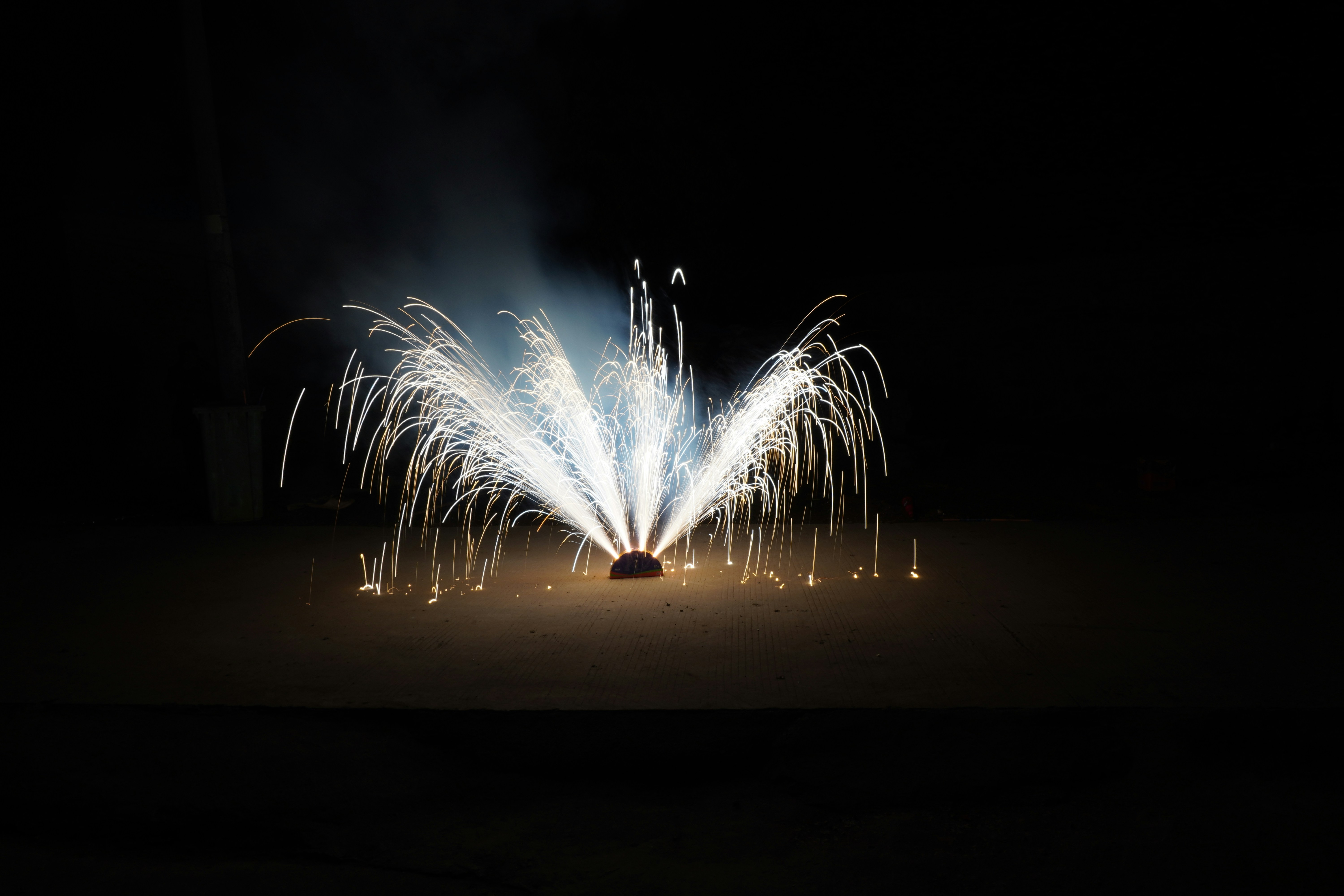 A firework is lit up in the dark photo – Free Grey Image on Unsplash