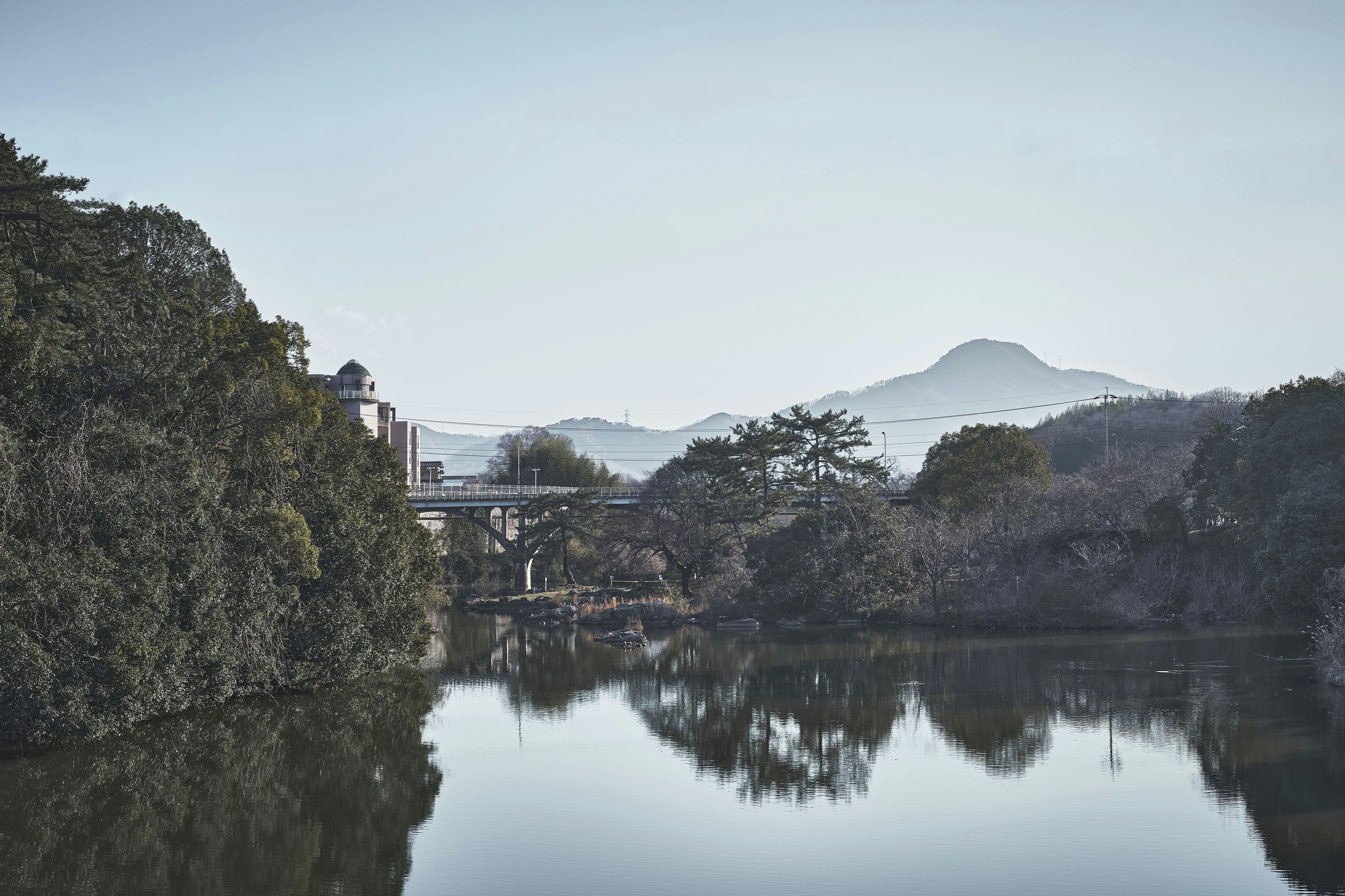 Echoes of the Bridge Over a Quiet Lake