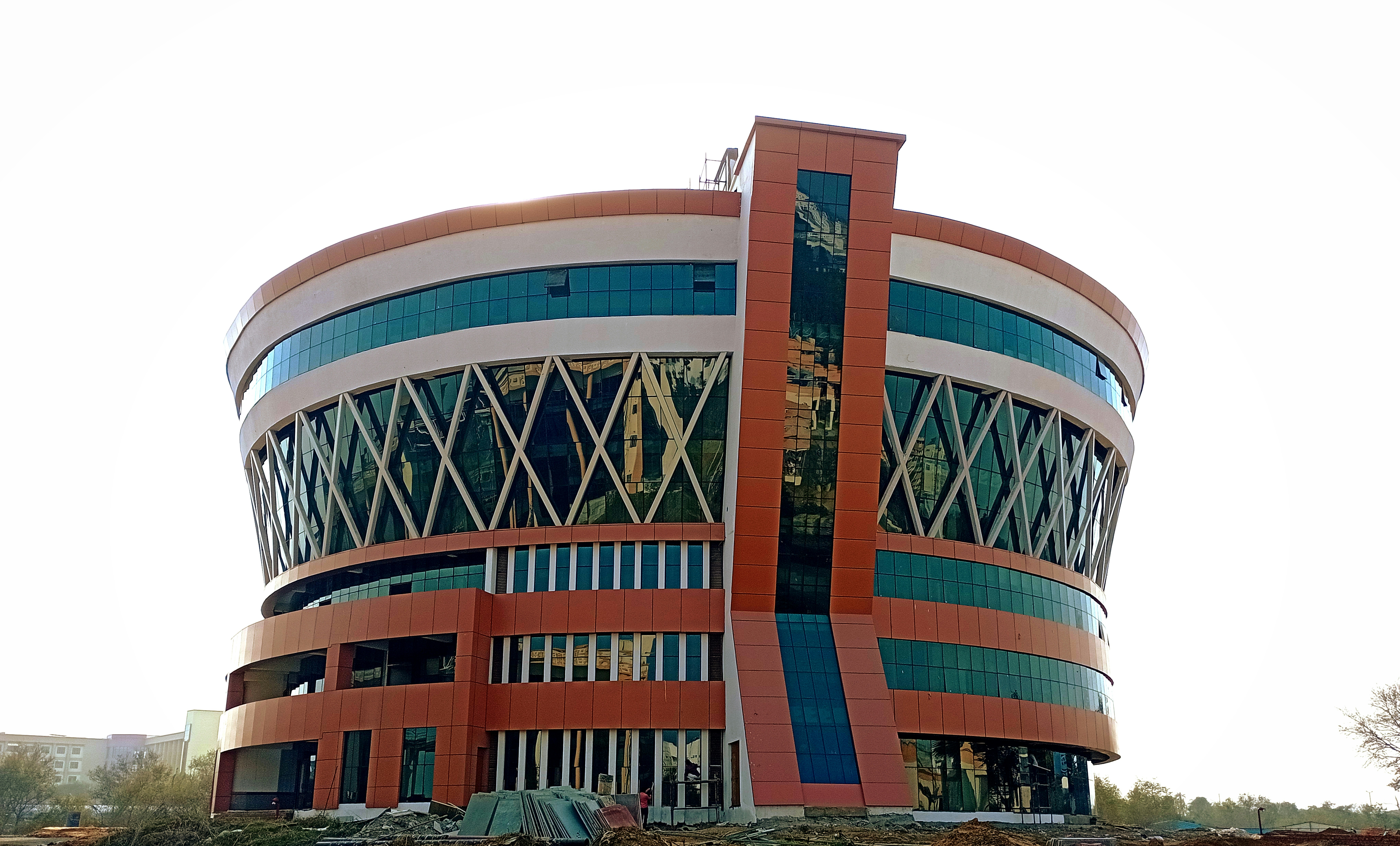 A building with a clock on the side of it photo – Free Building Image ...