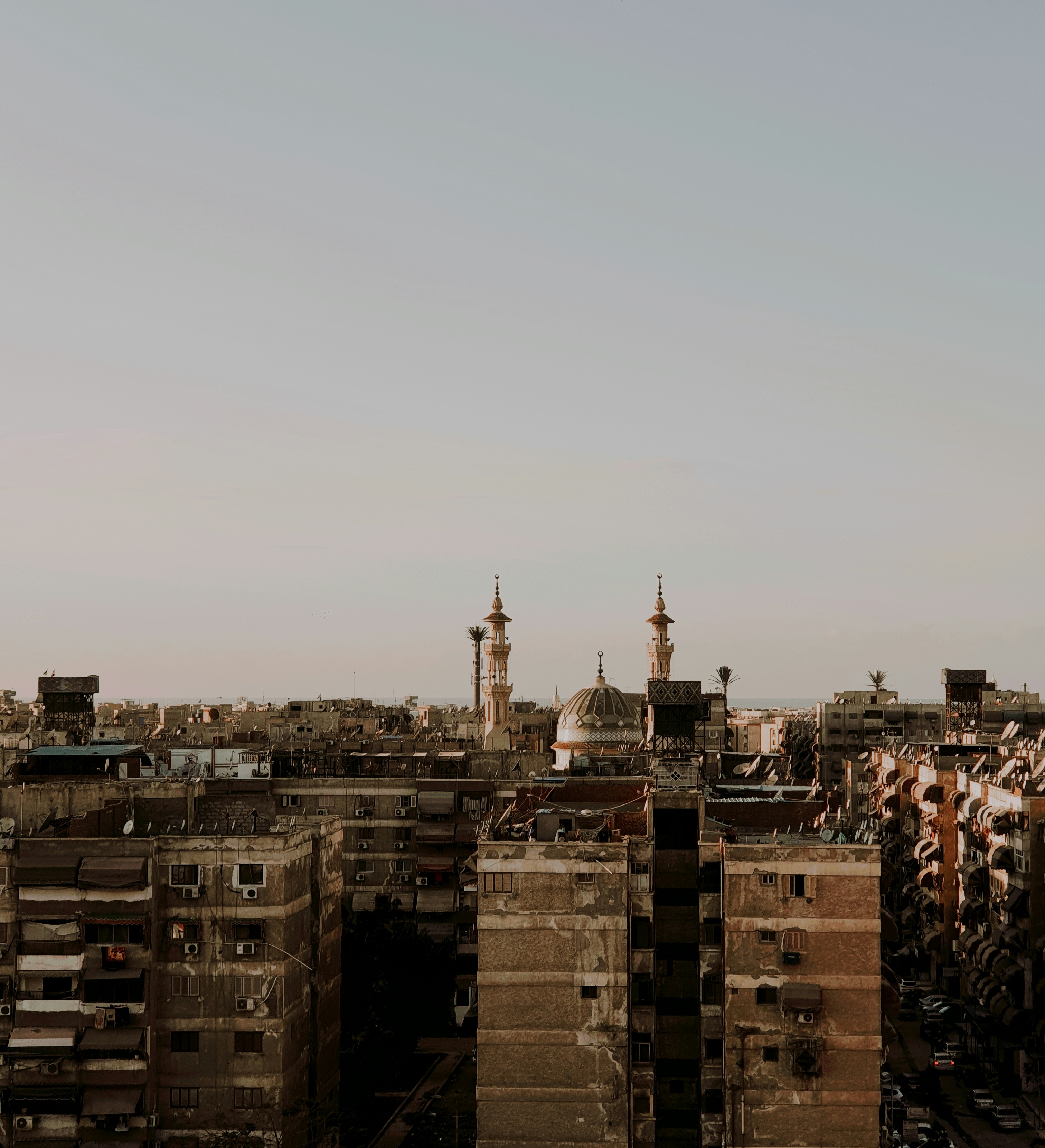 A view of a city from a tall building photo – Free بورسعيد، port fouad ...