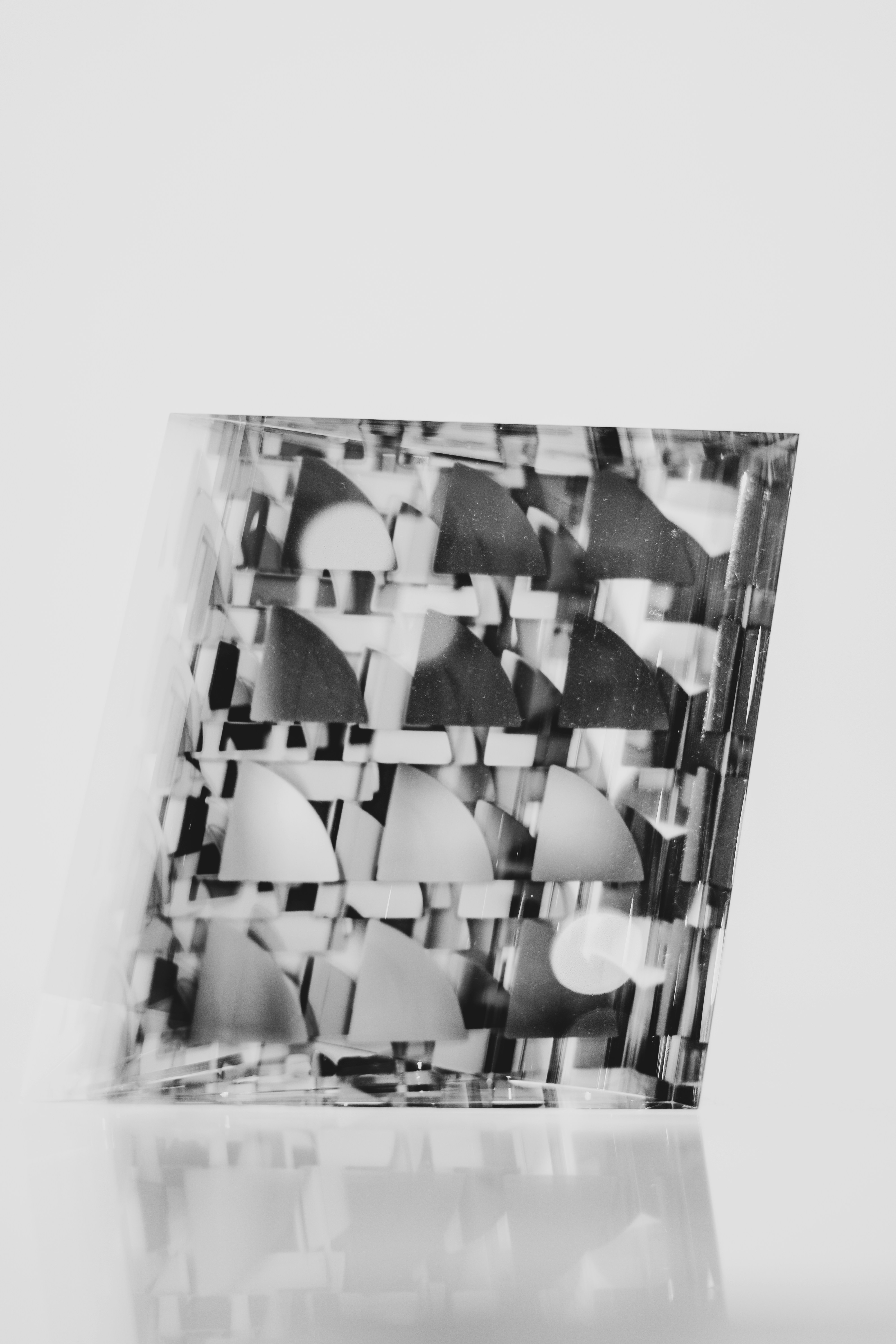 A black and white photo of a square object photo – Free Art Image on ...