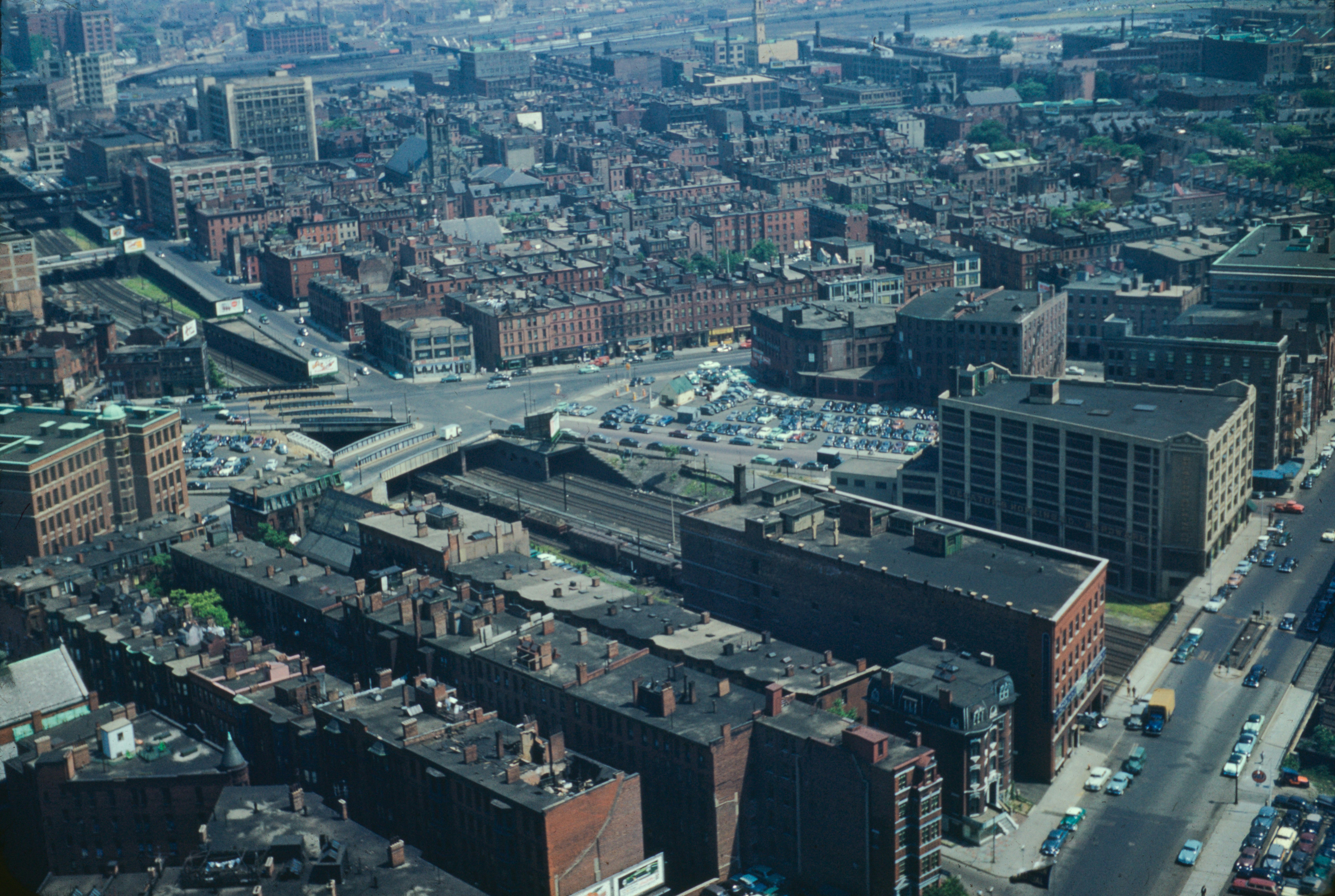 Brick-Lattice Skies: An Aerial Portrait of Urban Blocks