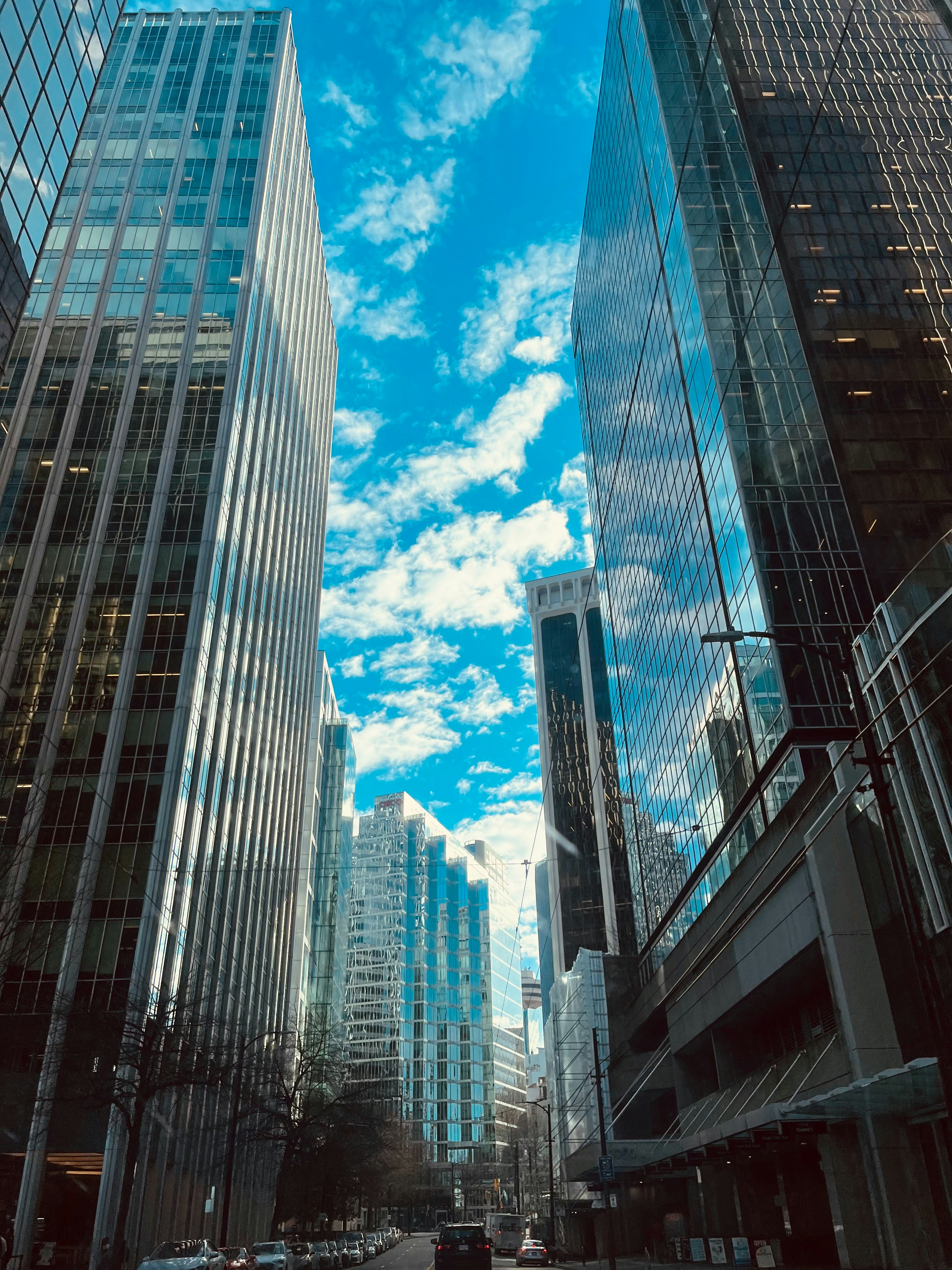 Skyward Corridor: Glass Canopies and Towering Reflections