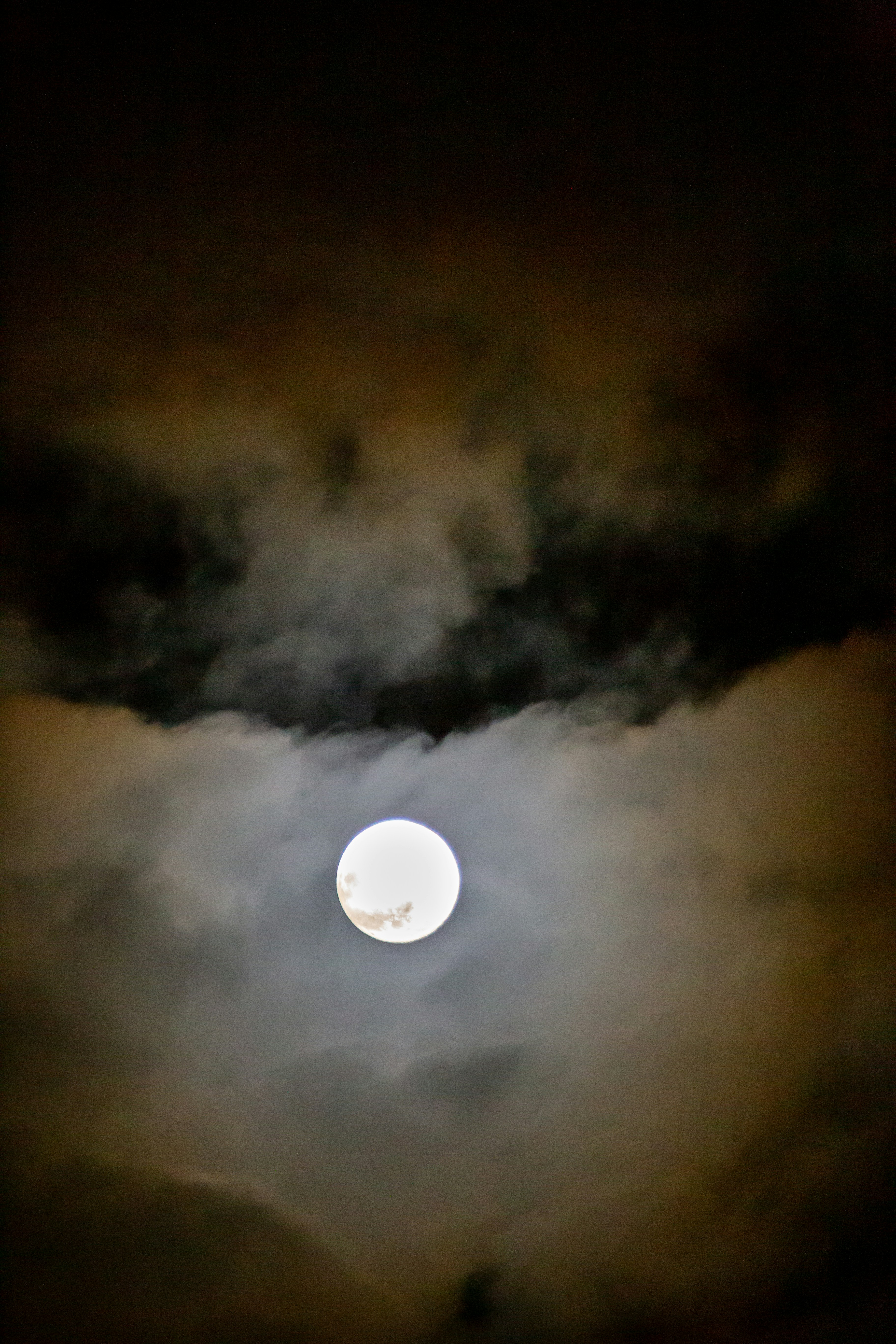 A full moon is seen through the clouds photo – Free Astronomy Image on ...