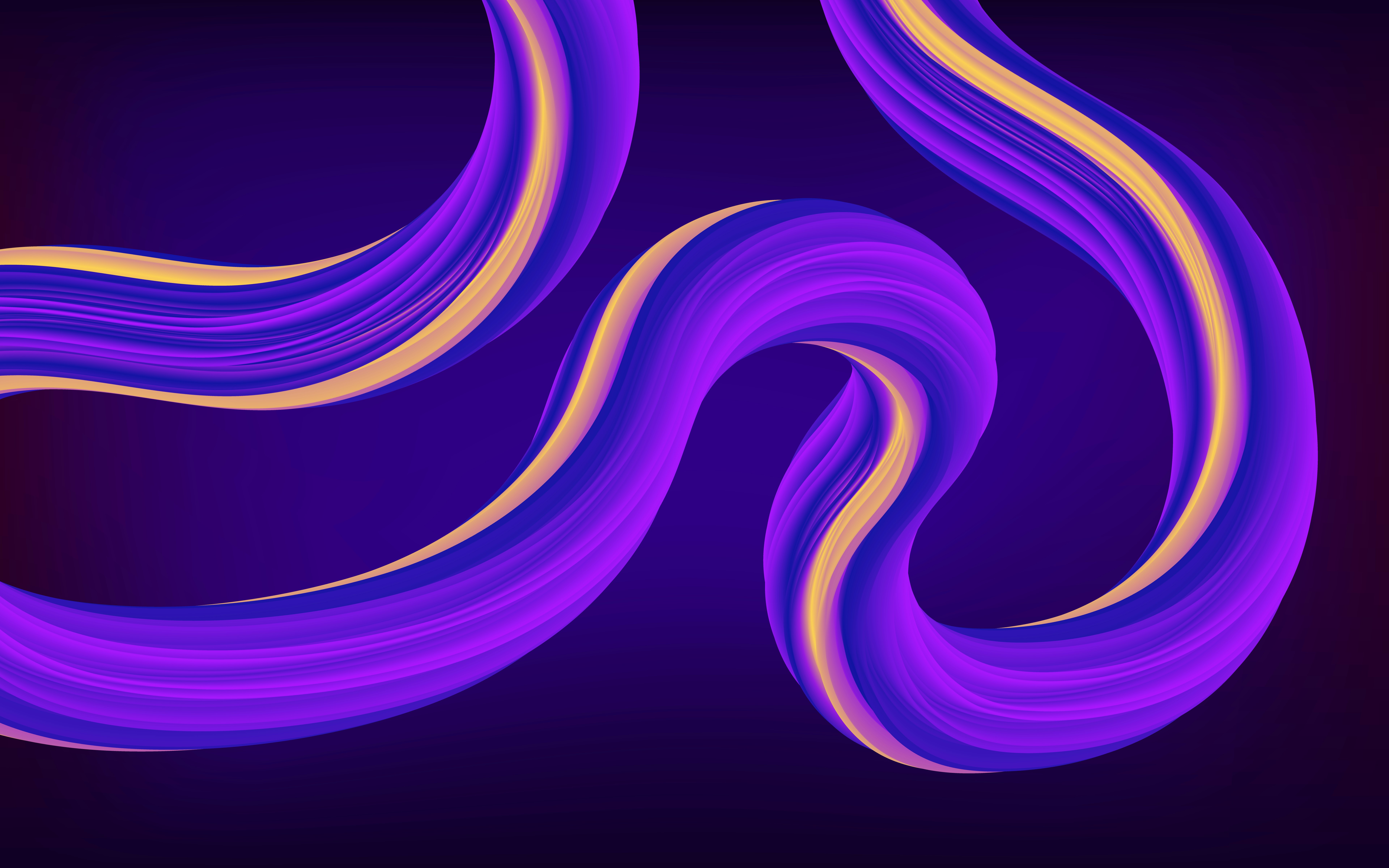 Un tourbillon violet et jaune sur fond noir photo – Image gratuite de ...