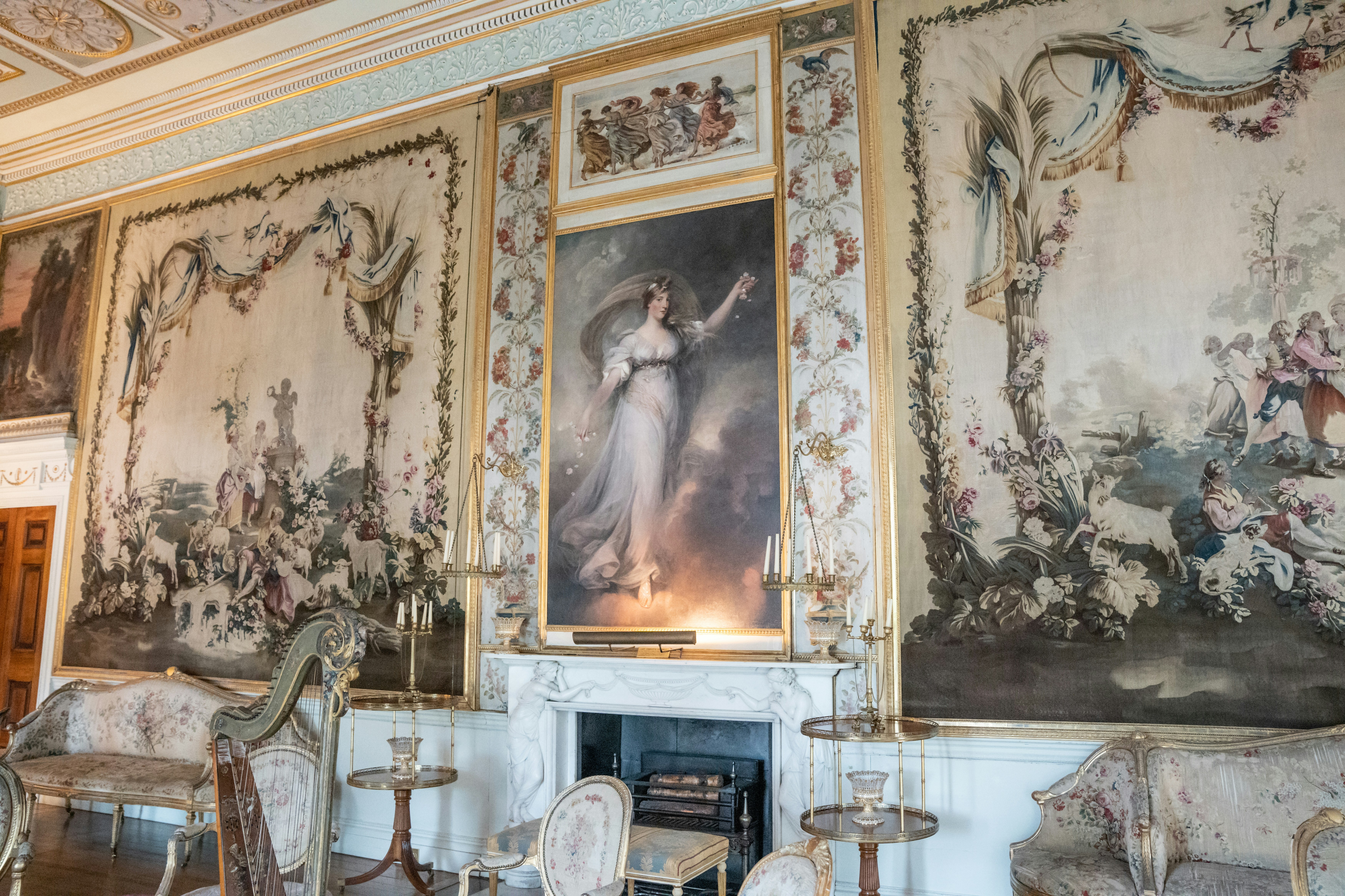 A room with a lot of paintings on the walls photo – Free Inveraray ...