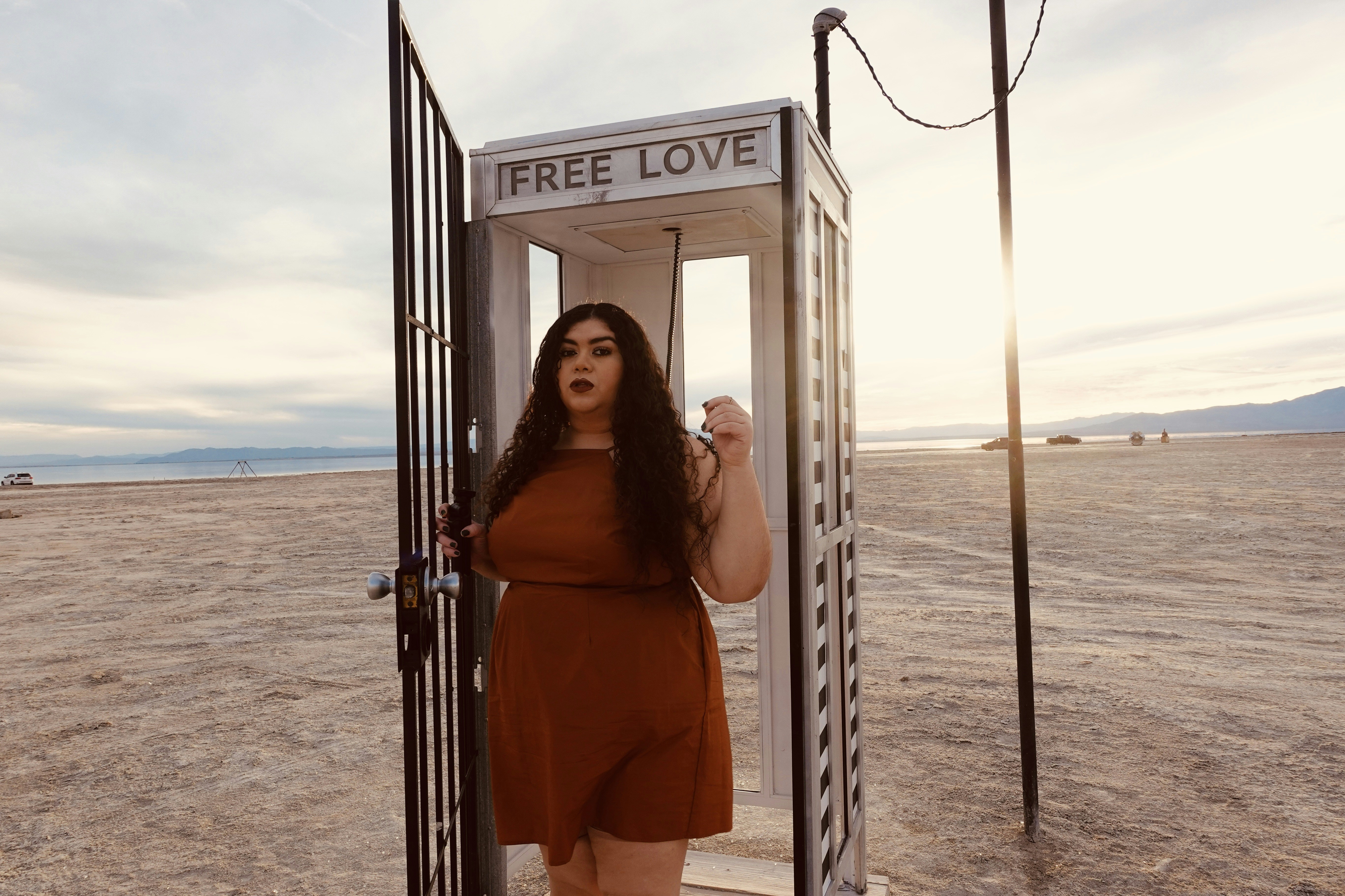 Open Doors, Open Horizon: A Portrait at the Free Love Booth