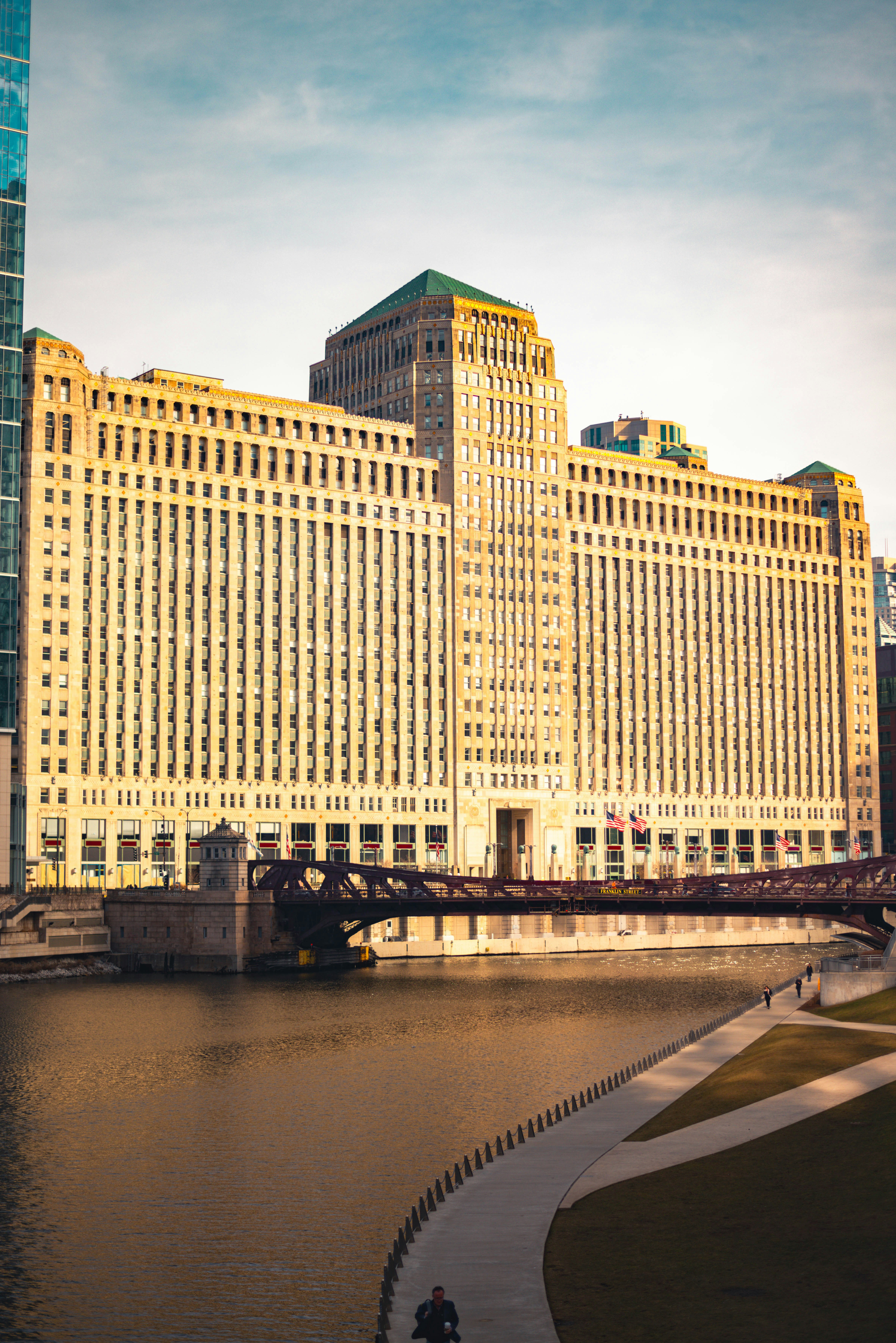 Riverside Grandeur: Morning Light on a City Fortified