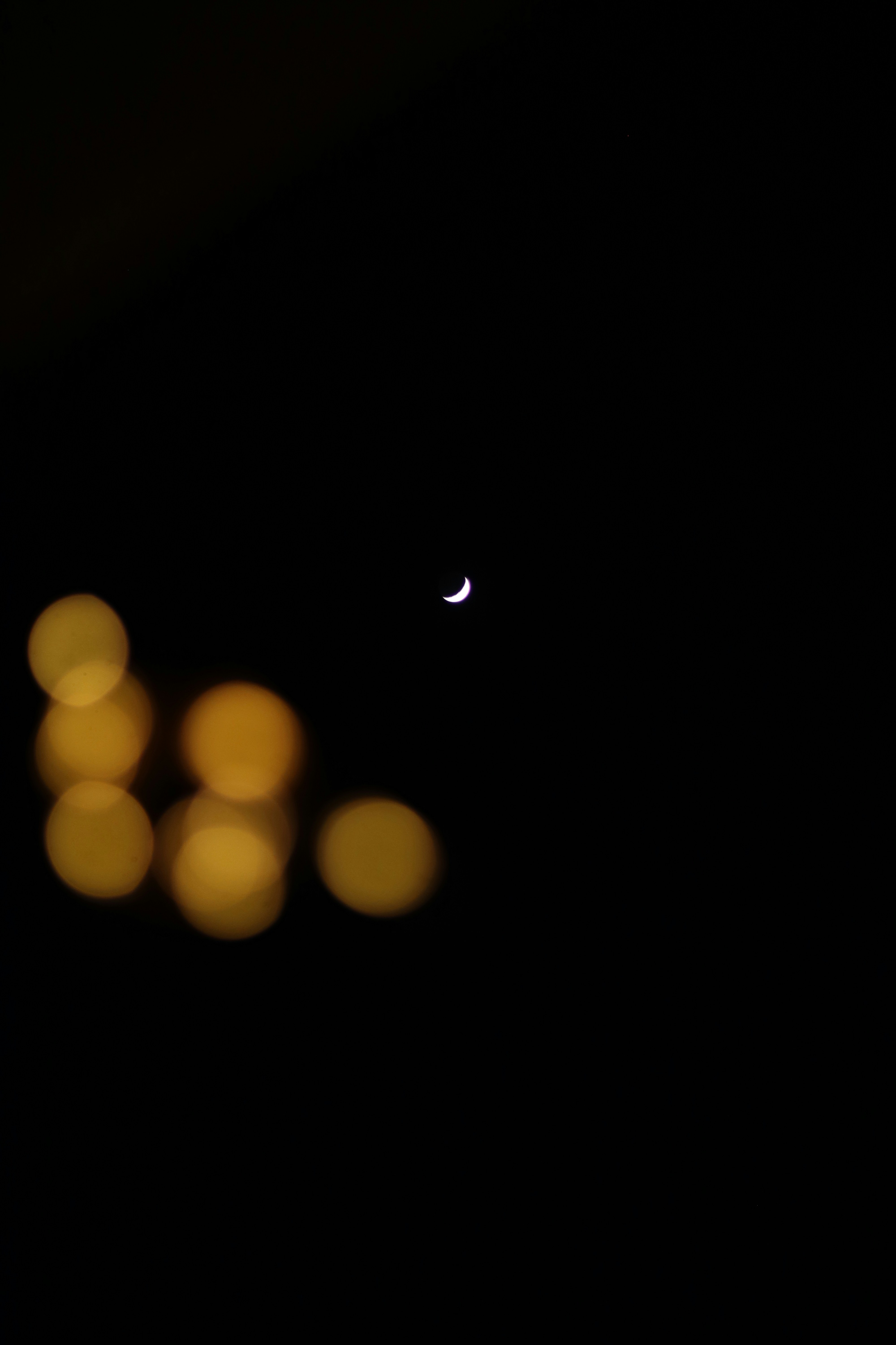 Moonlet in the City Glow