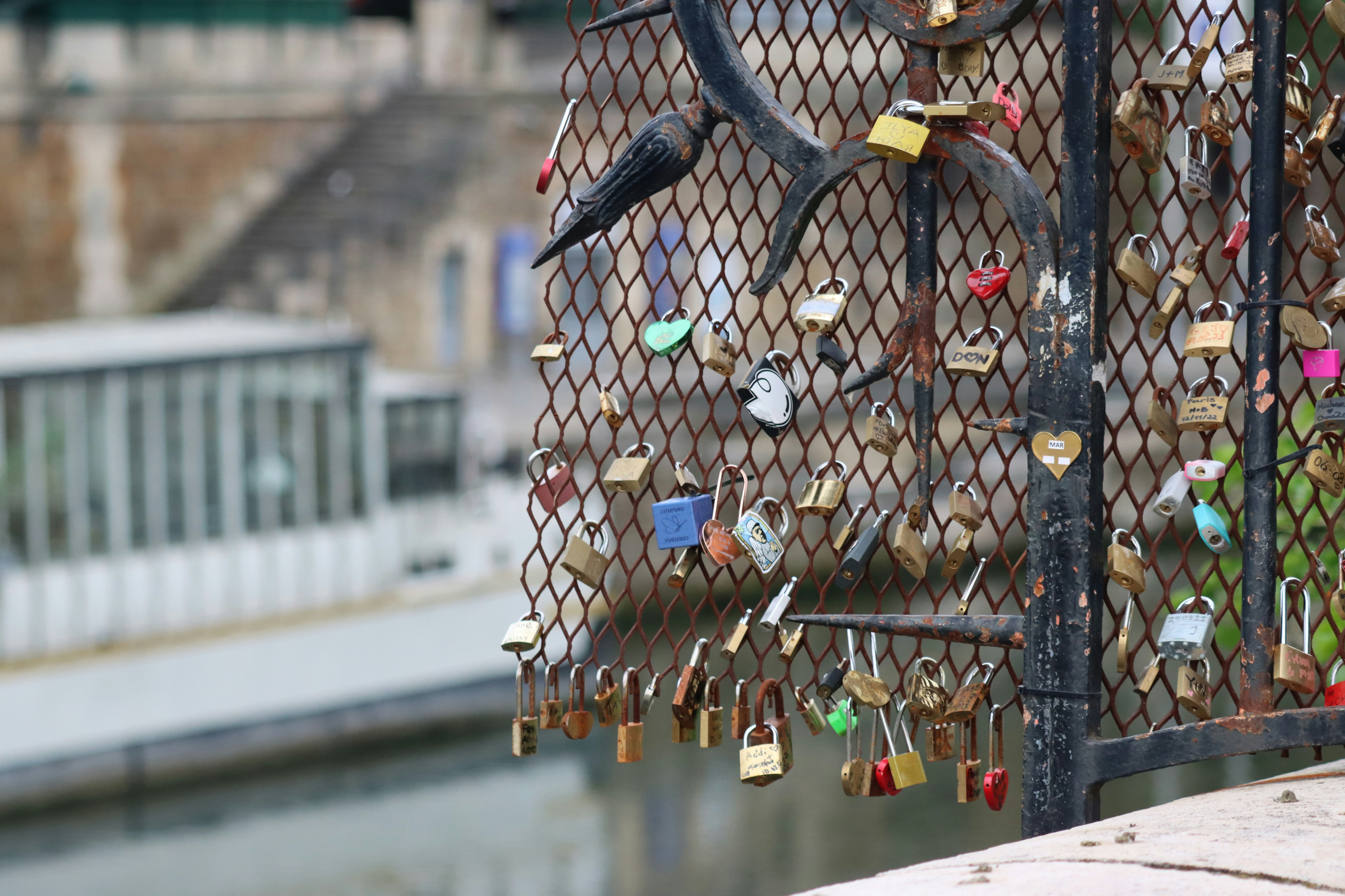 Locks of Promise on a Walled Bridge