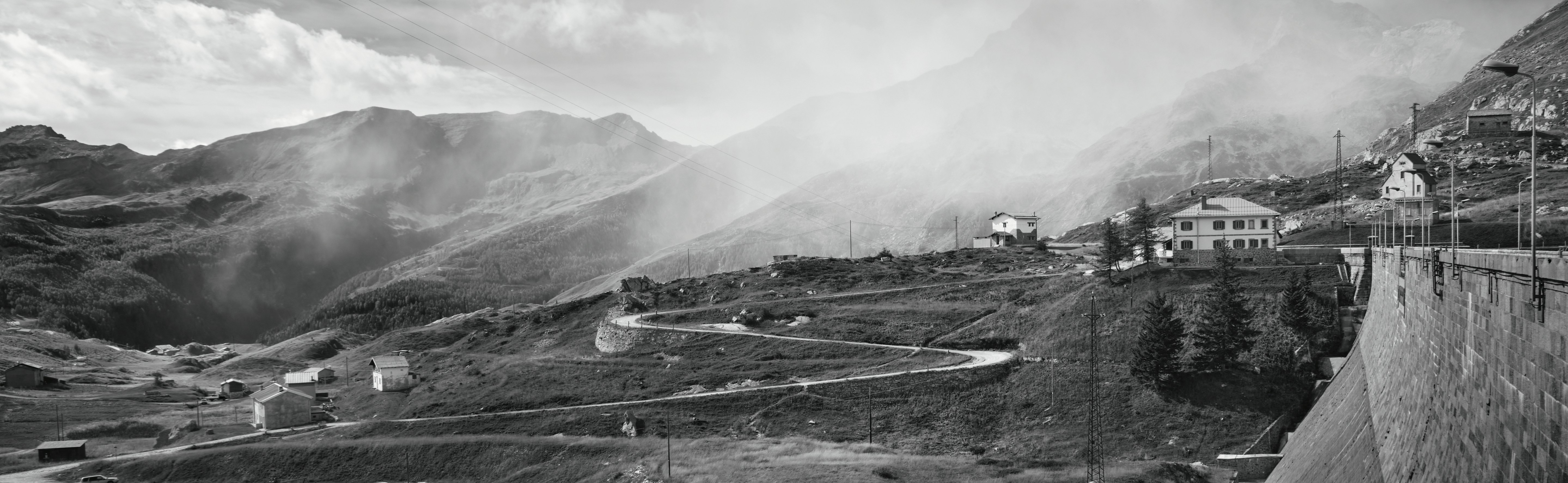 Whispers of Mist on the Alpine Pass