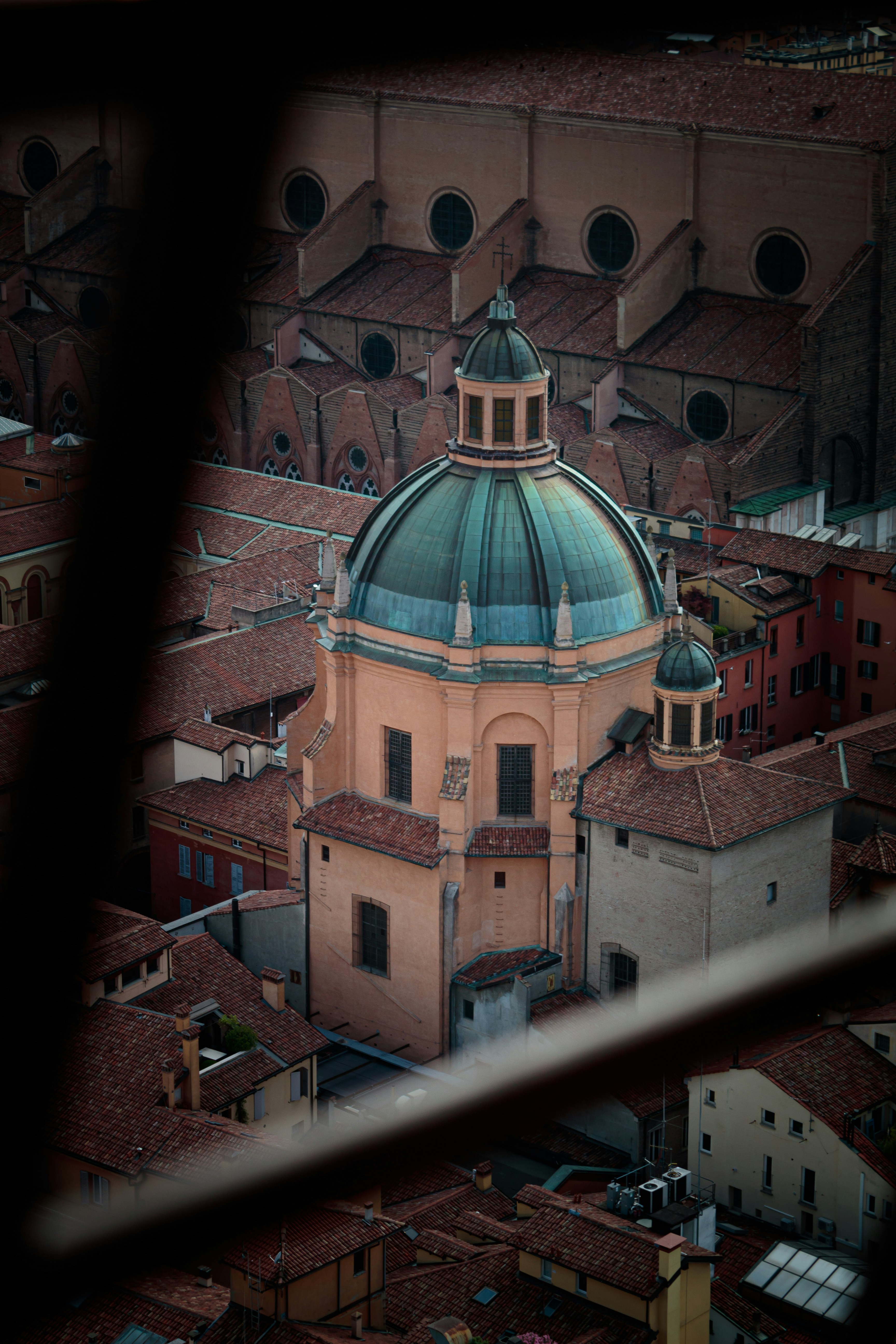 Architectural Gem Framed by Urban Geometry