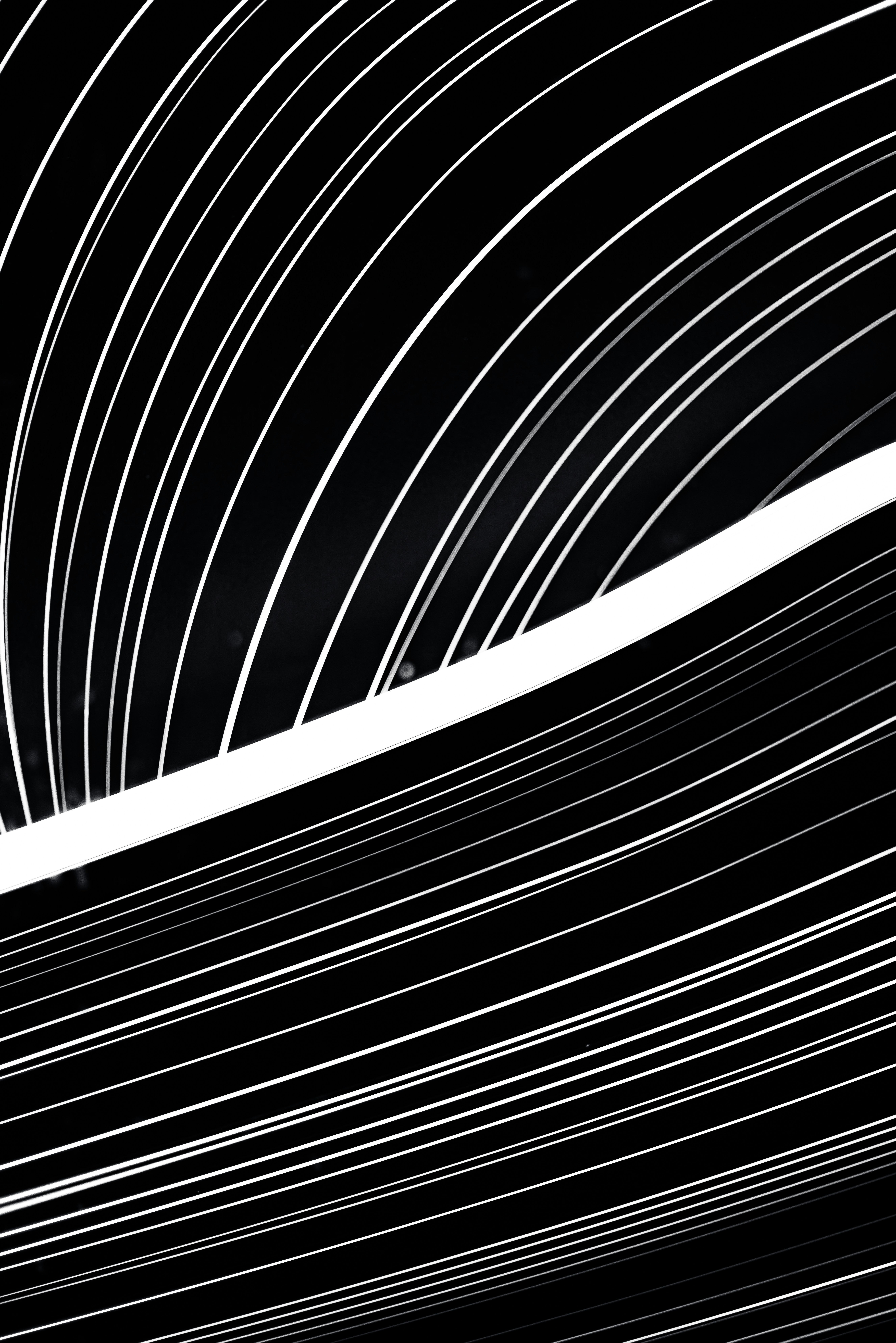 A black and white photo of lines in the sky photo – Free Simple Image ...
