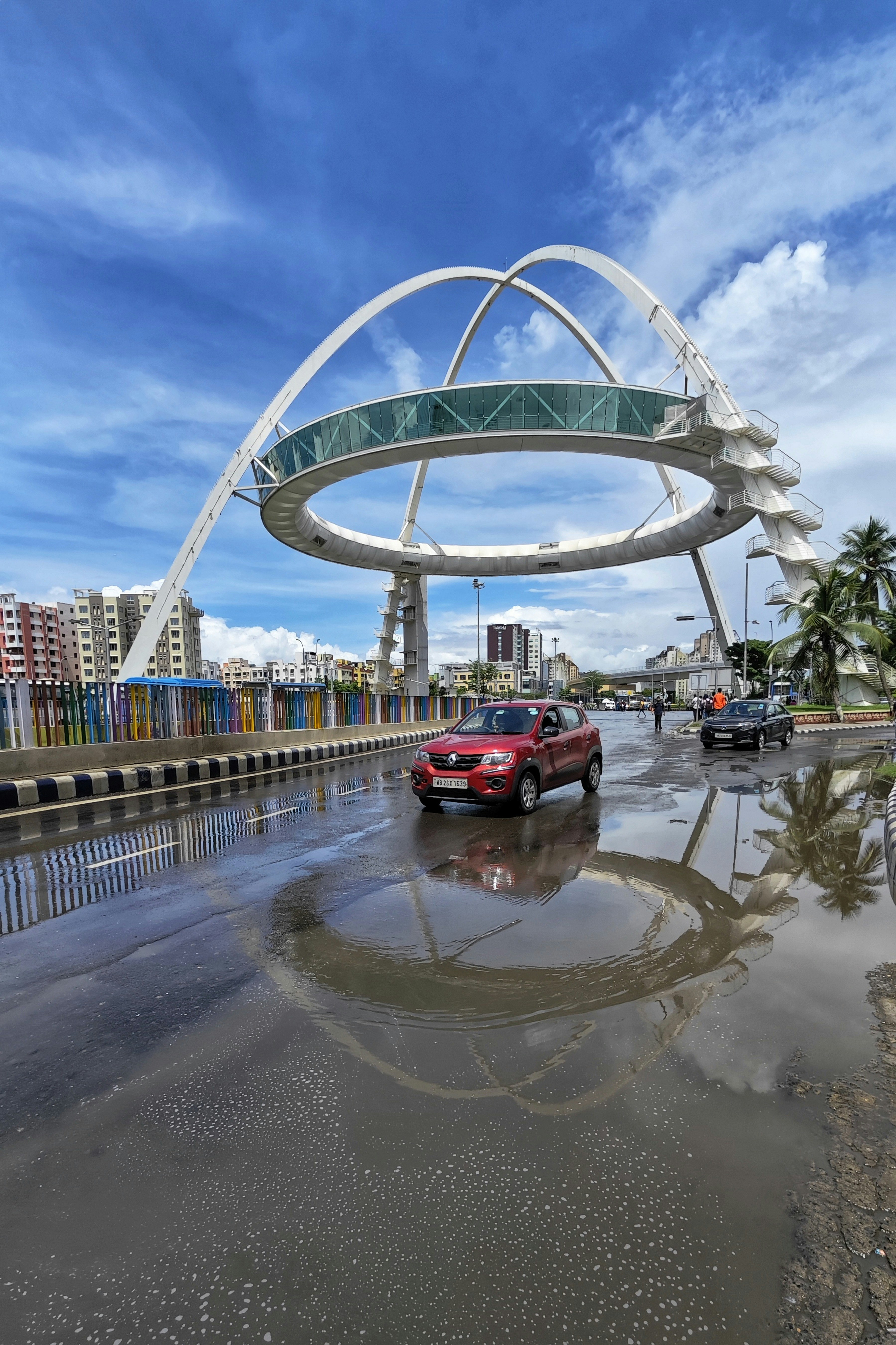 Reflections Under the Circular Skywalk