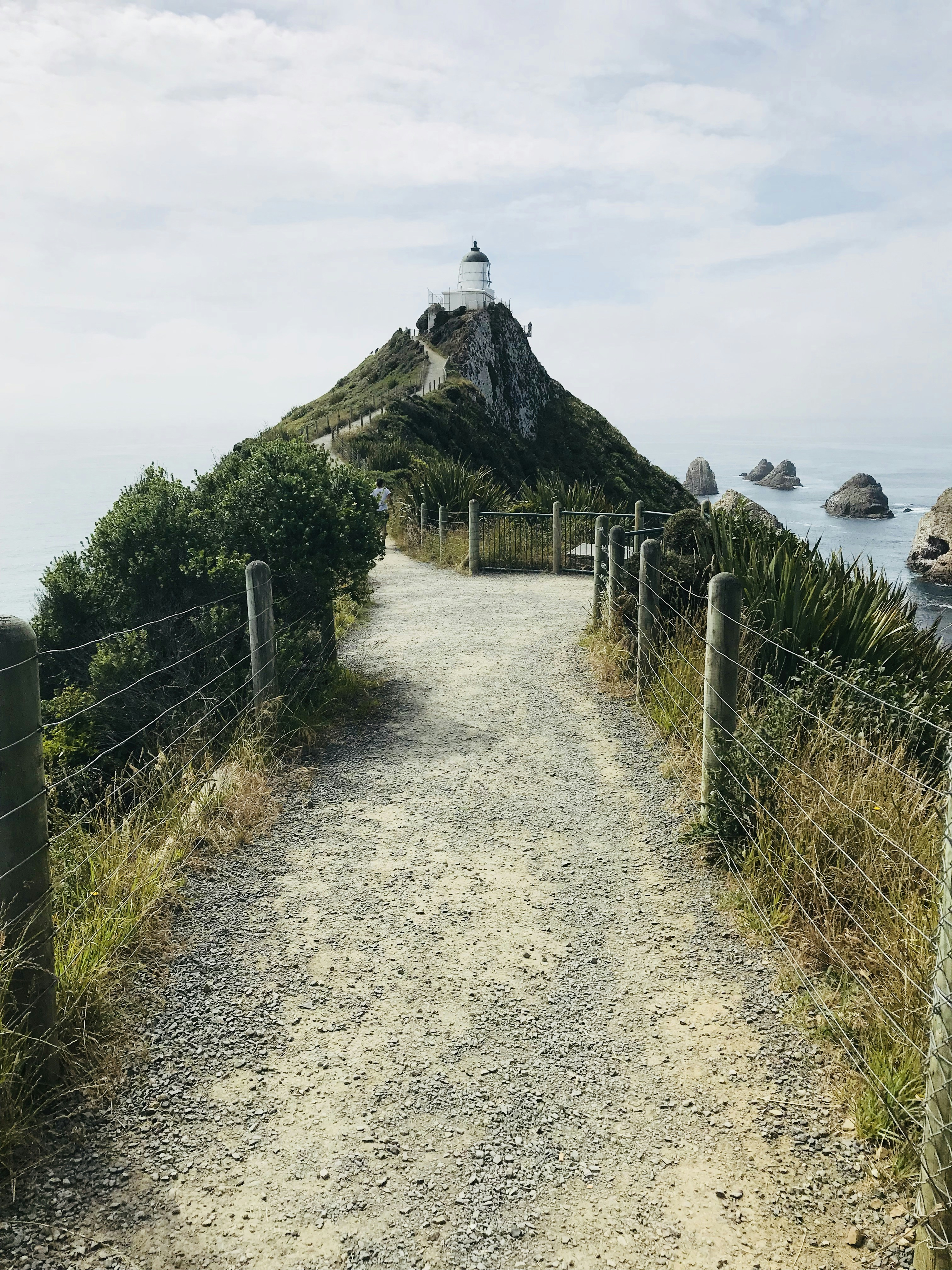 Lighthouse Sentinel at the Path to the Sea