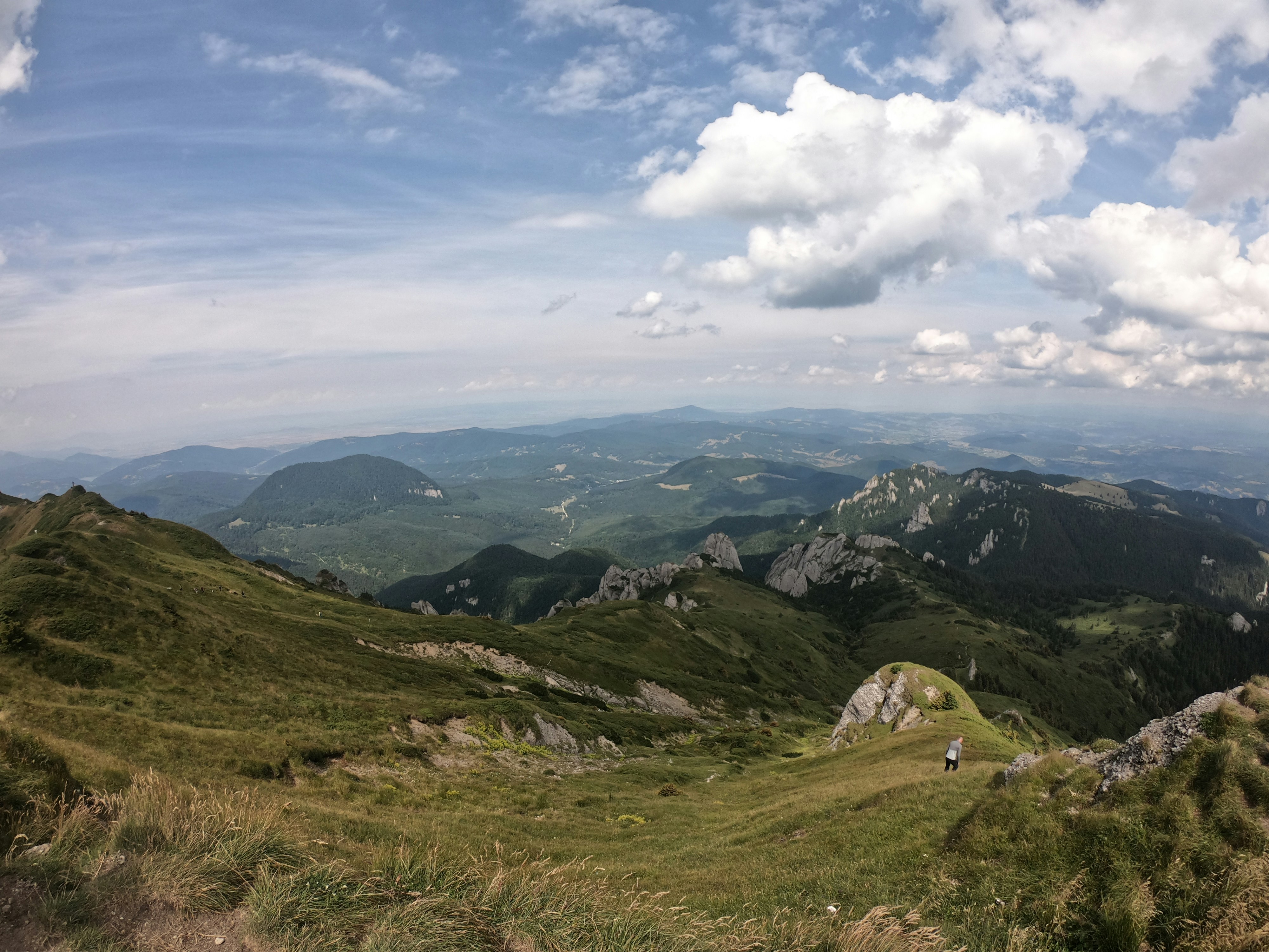 A view of the mountains from a high point of view photo – Free Ciucaș ...