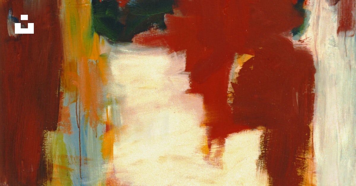 Foto Una Pintura De Colores Rojos Y Naranjas Sobre Fondo Blanco