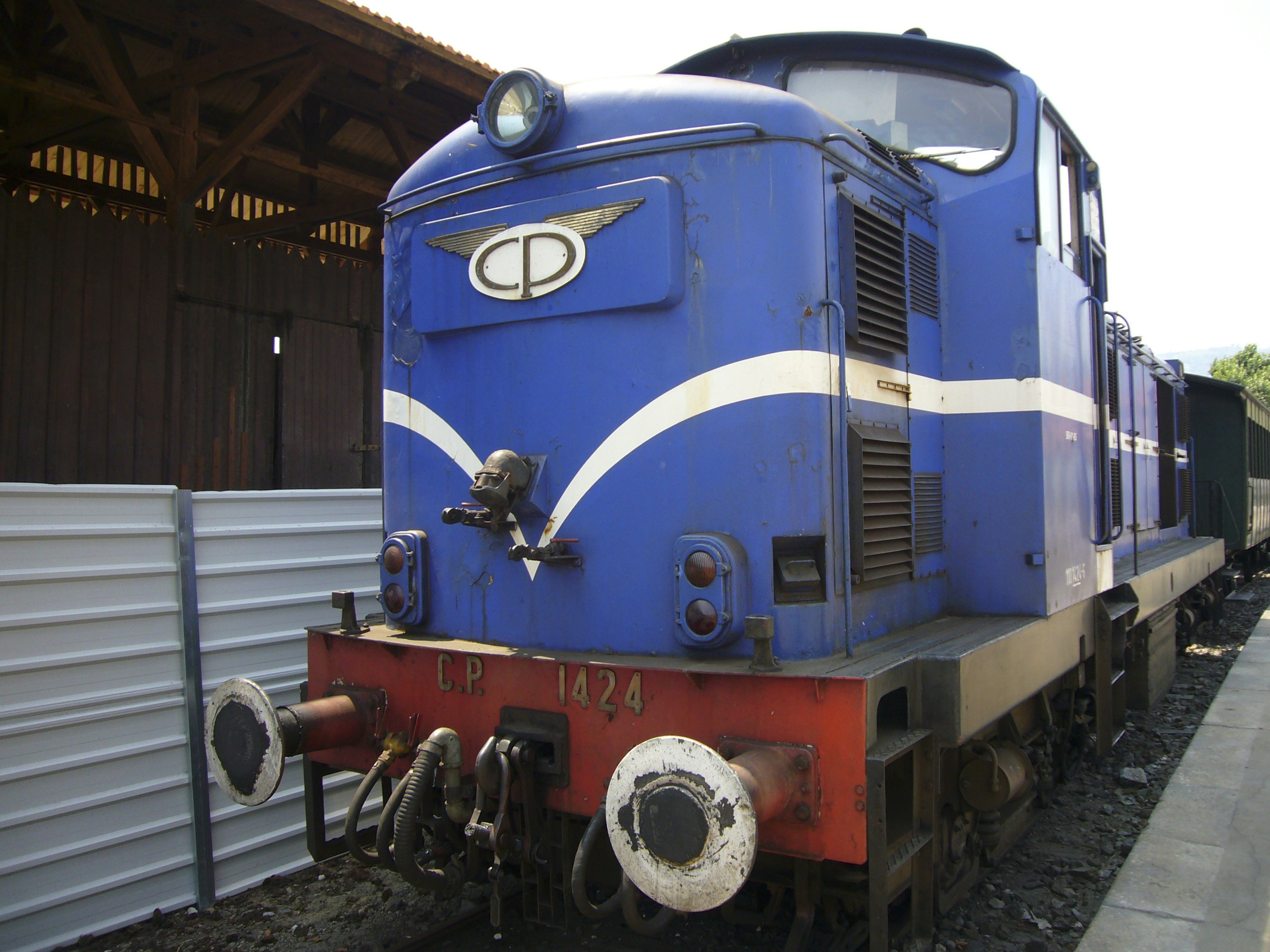 Old Train in Douro Valley (Portugal)