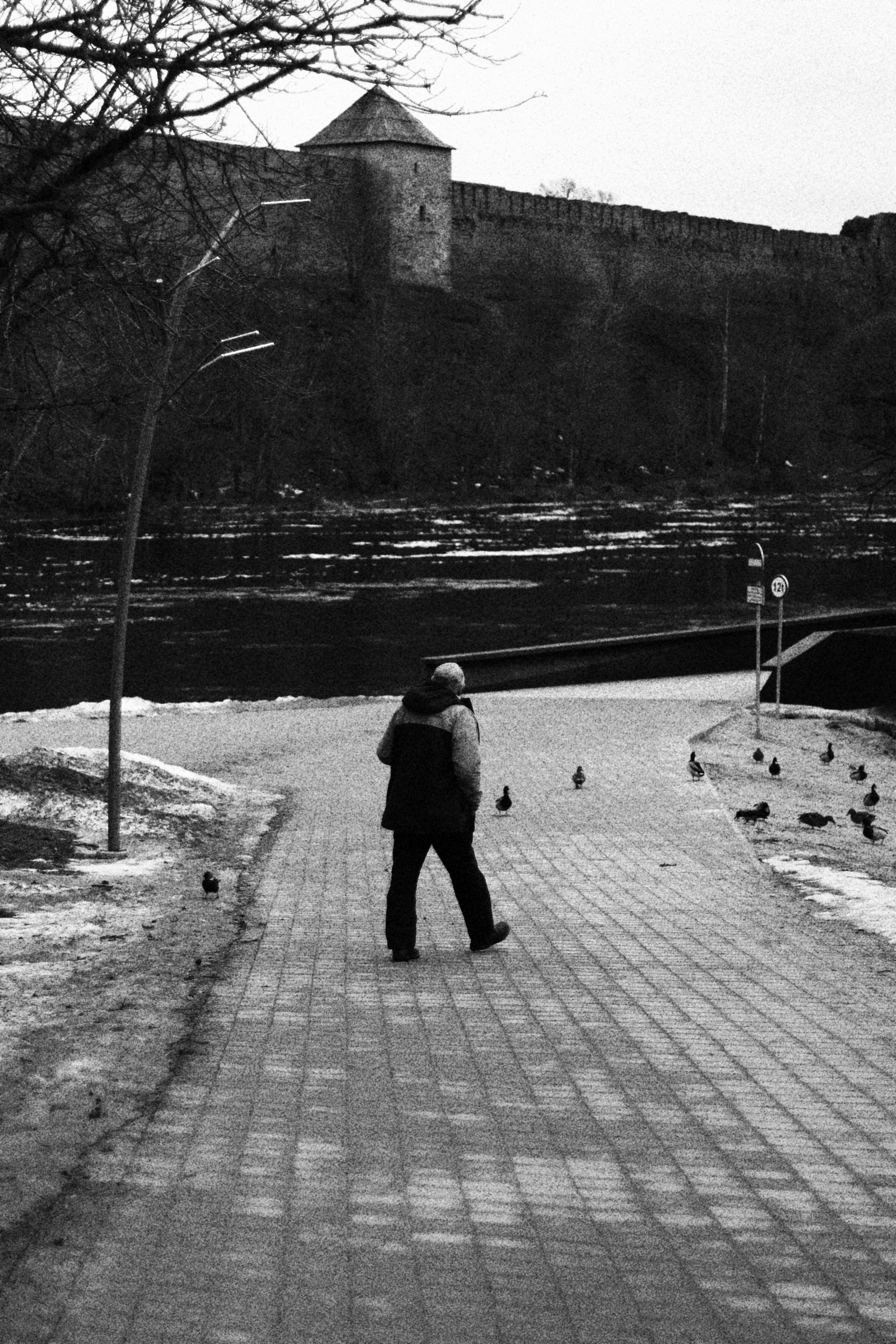 Footsteps Toward the River Fort