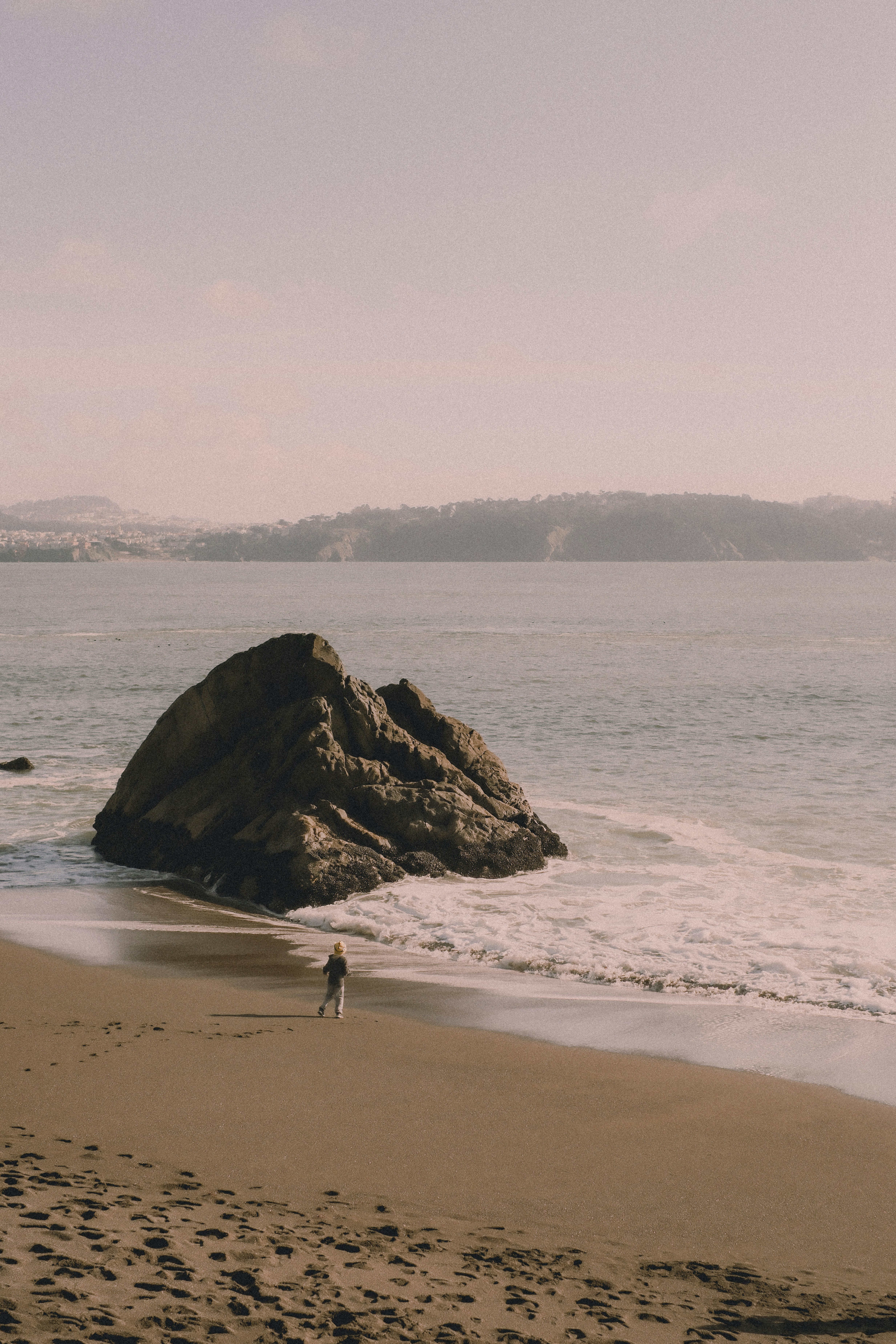 Granite Sentinel by a Quiet Tide