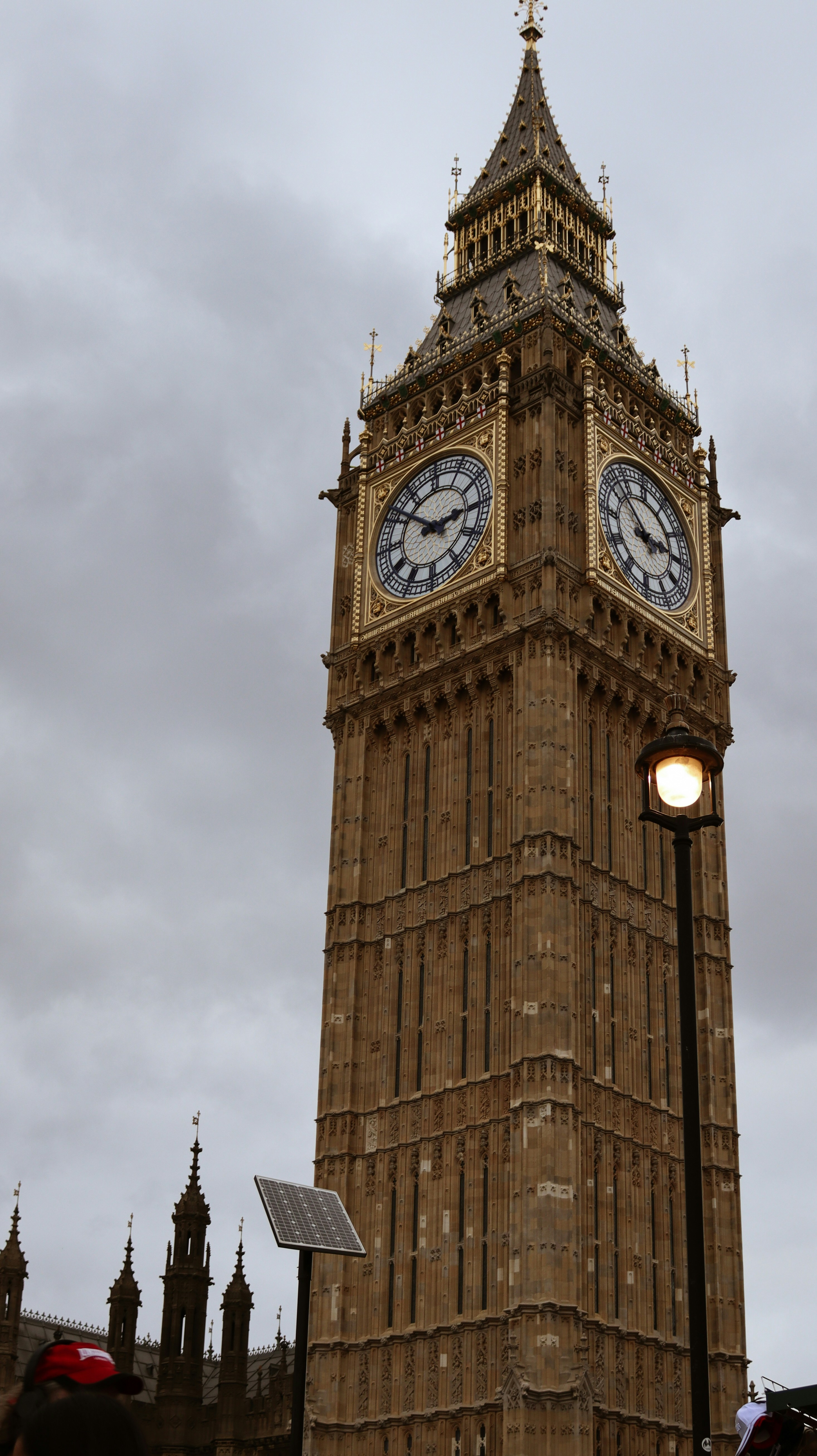 Time-towered Sentinel: Big Ben Under brooding skies