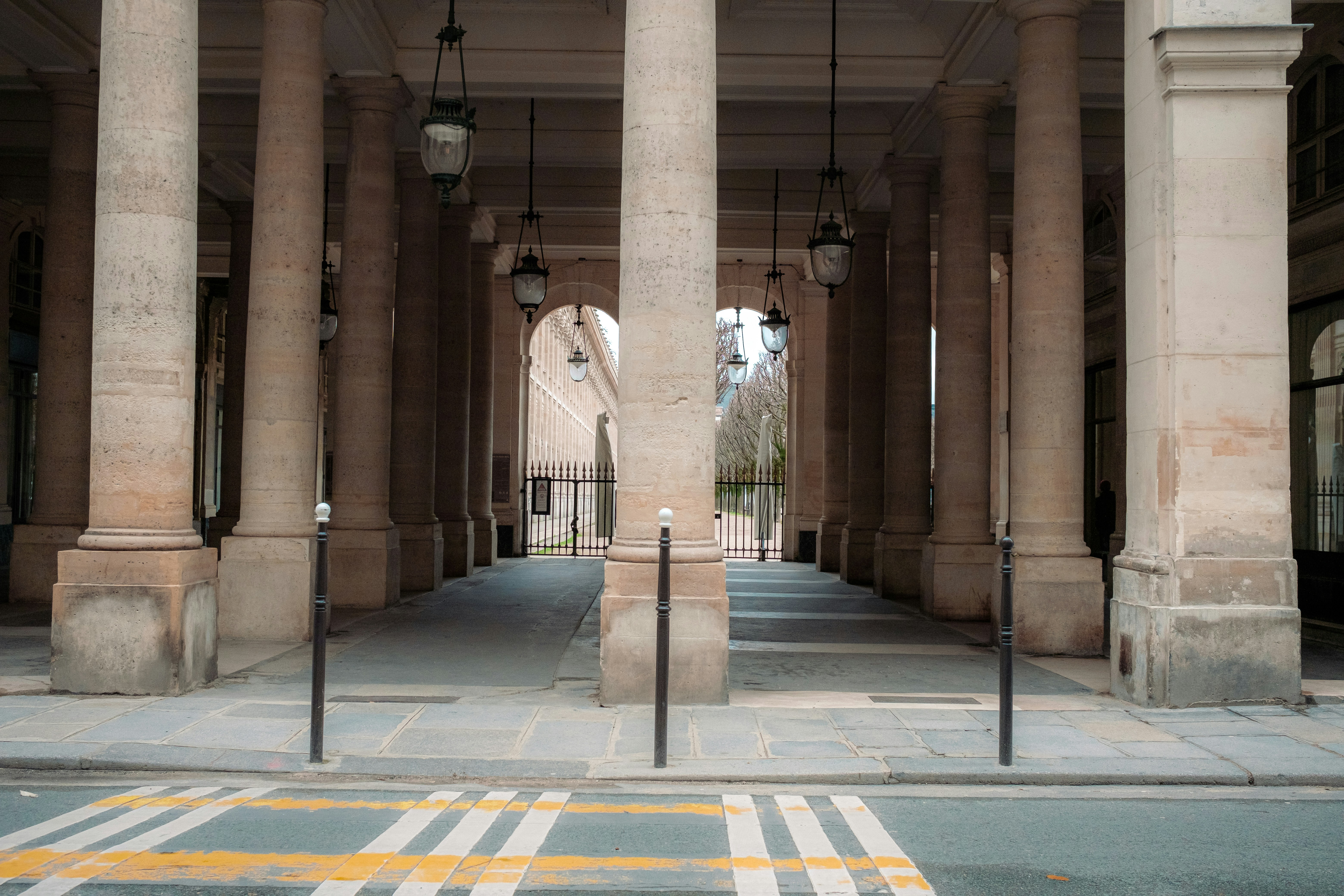 Colonnade Corridor: A Symmetry of Stone and Street